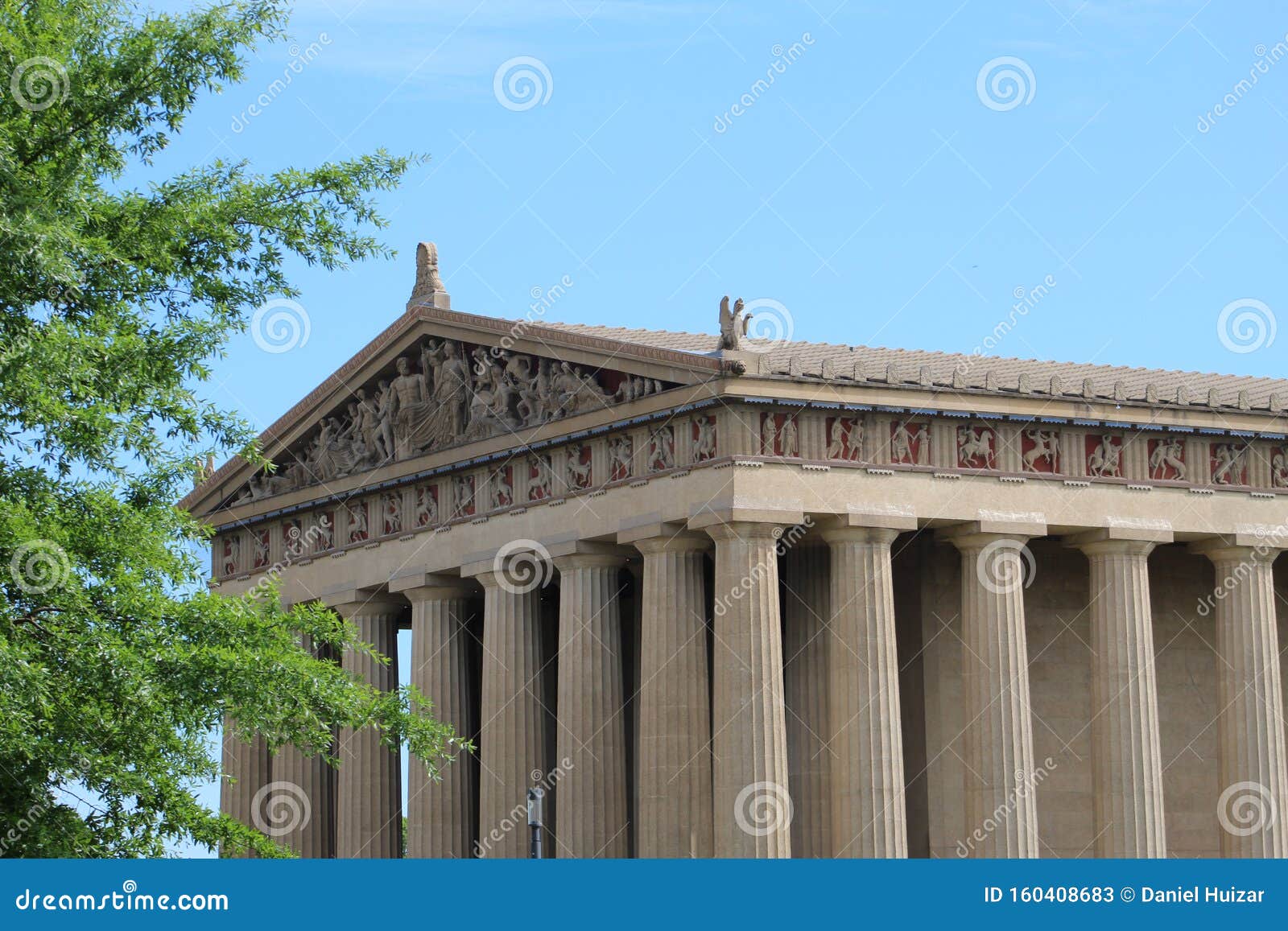 Centennial park sky stock image. Image of bluesky, parthenon - 160408683