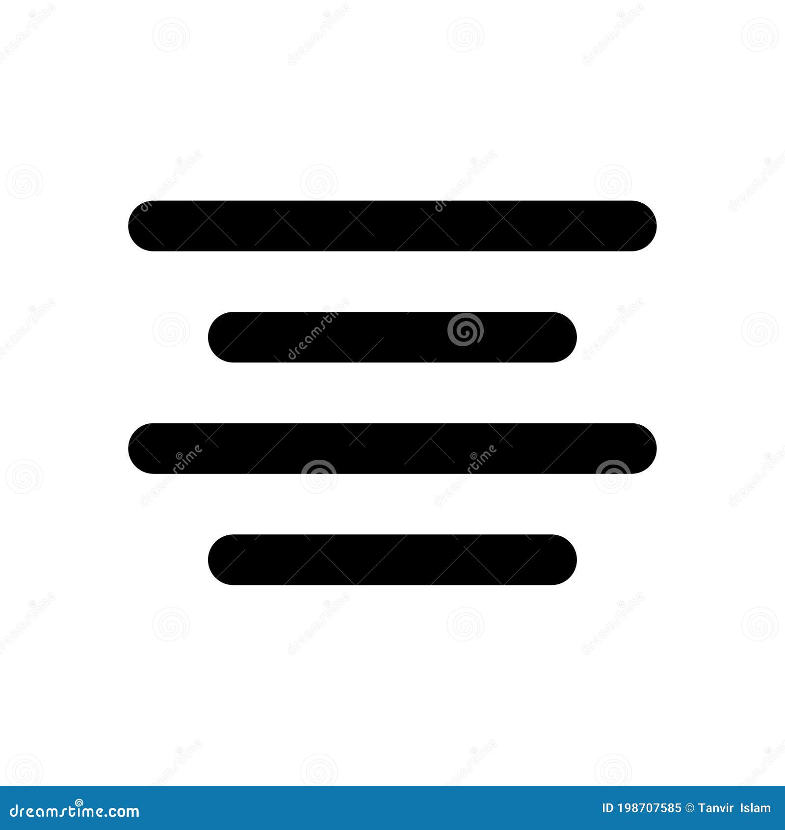 Align Vector Icon. Alignment Icon Symbol. Align Vector Illustration On ...