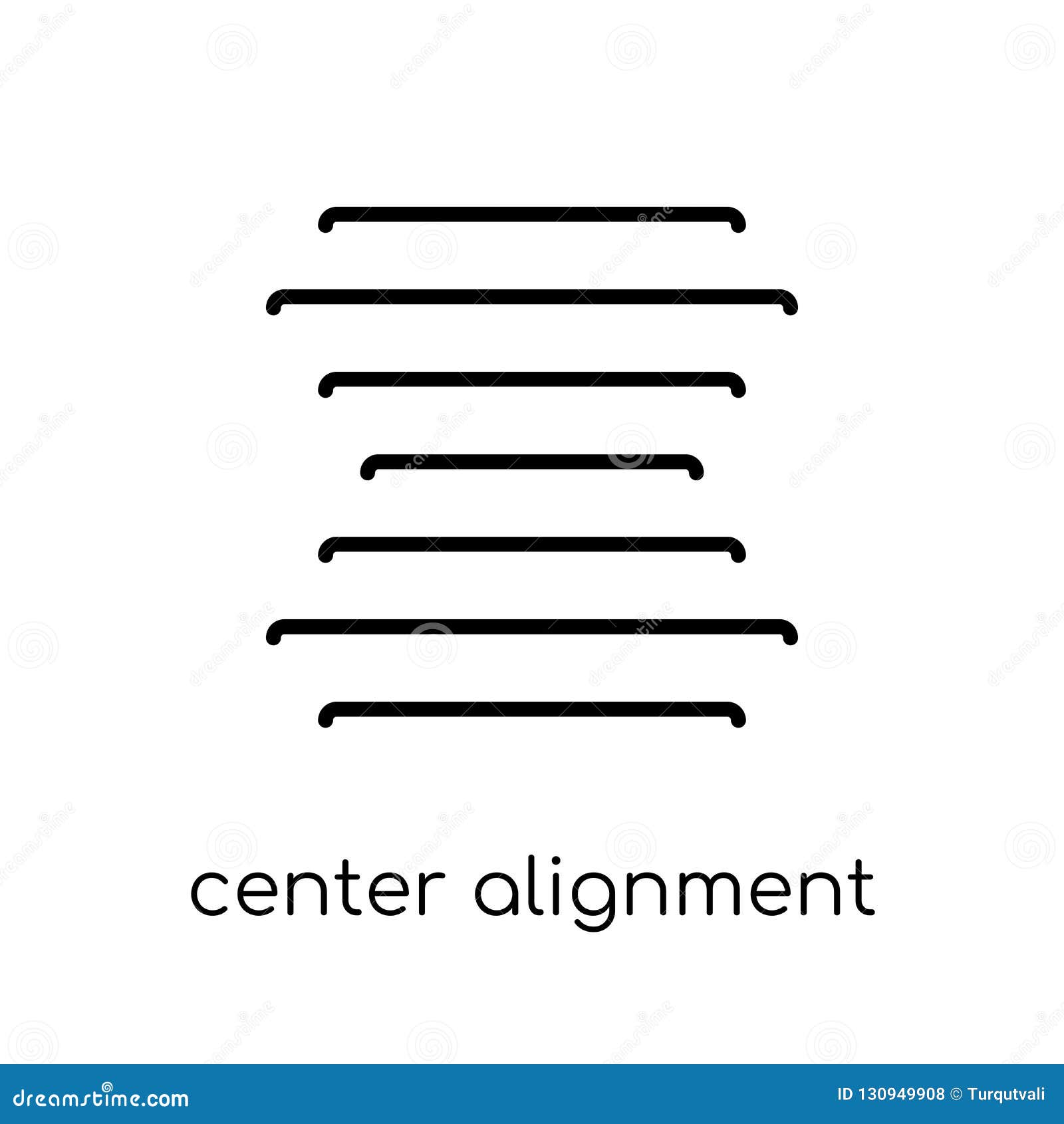 Center Alignment Icon. Trendy Modern Flat Linear Vector Center a Stock ... Center Alignment Icon. Trendy Modern Flat Linear Vector Center a Stock ...