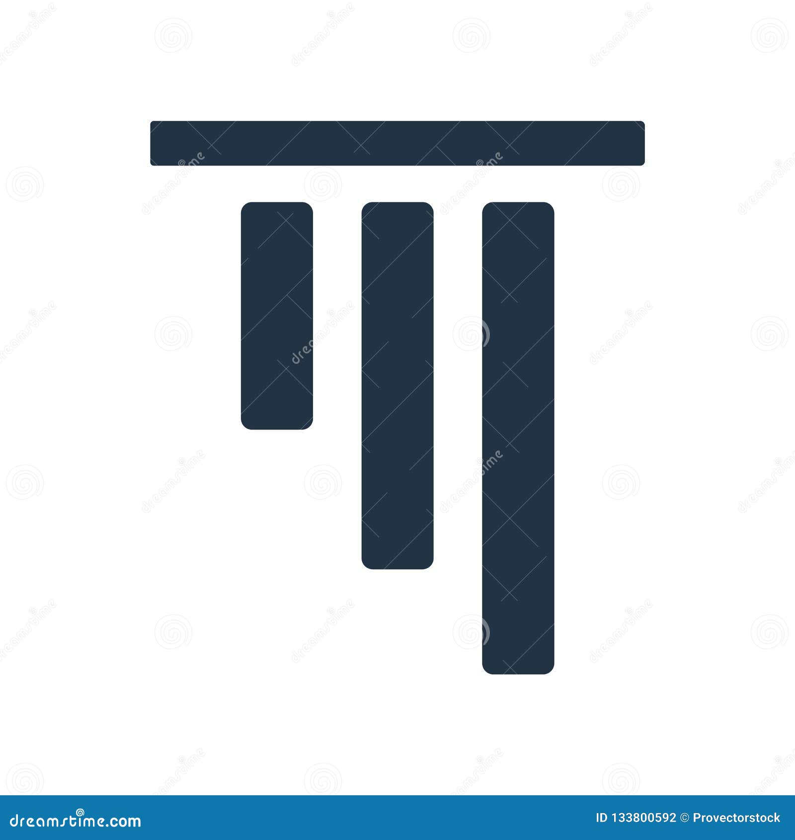 Center Alignment Icon Vector Isolated On White Background, Center ...