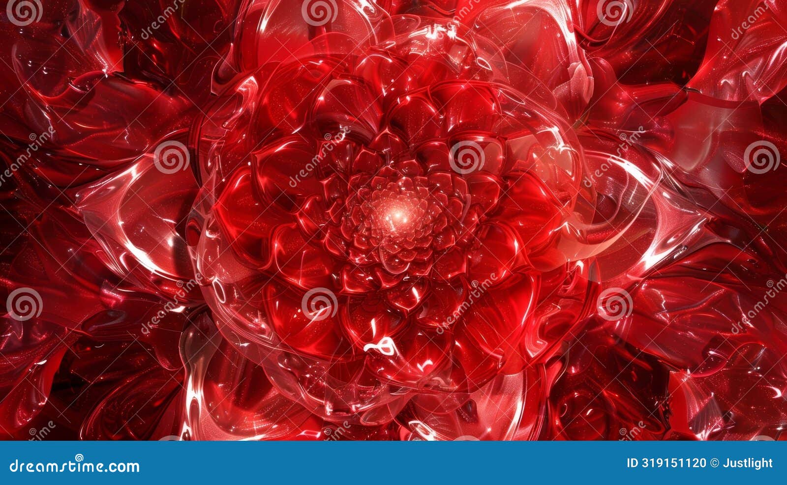In the Center a of Bright Red Roses Represents the Strong Bonds between ...