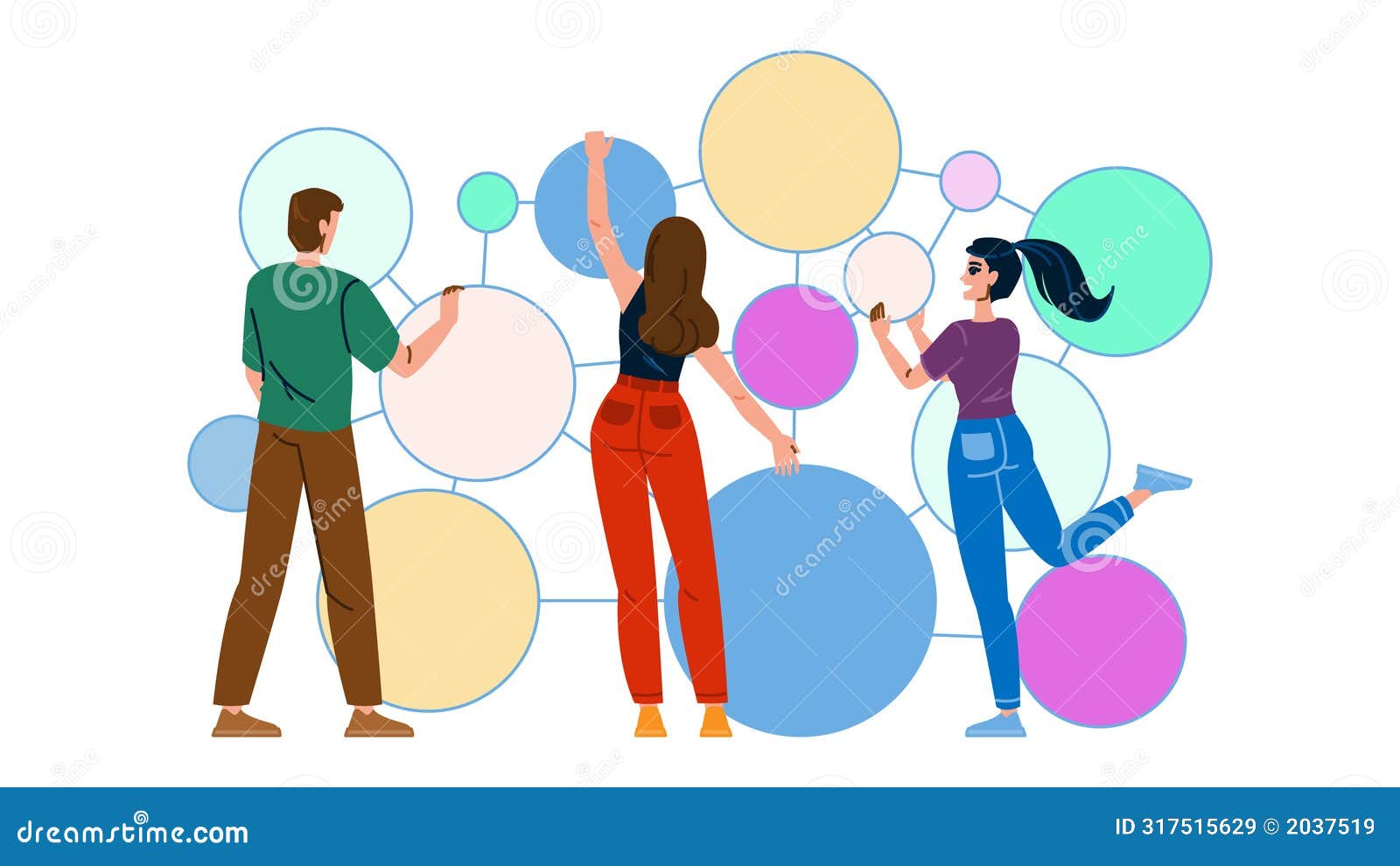 Center Data Governance Vector Stock Vector - Illustration of control ...