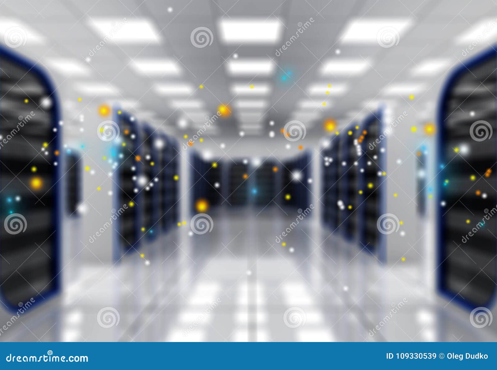 Abstract of Modern High Tech Internet Data Center Stock Image - Image ...
