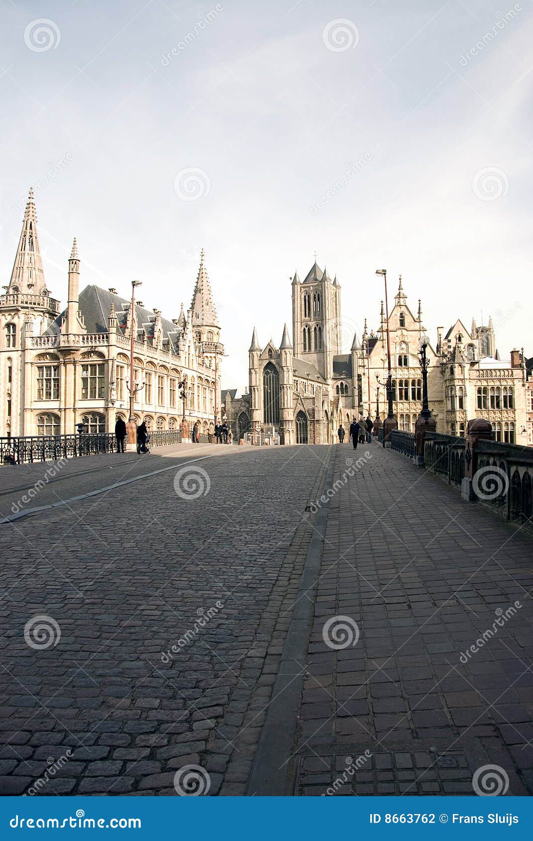 Center of Gent in Belgium stock photo. Image of centre - 8663762
