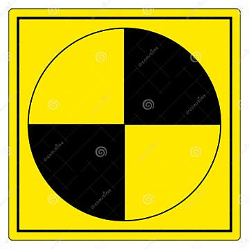 Center of Gravity Symbol Sign, Vector Illustration, Isolate on White ...