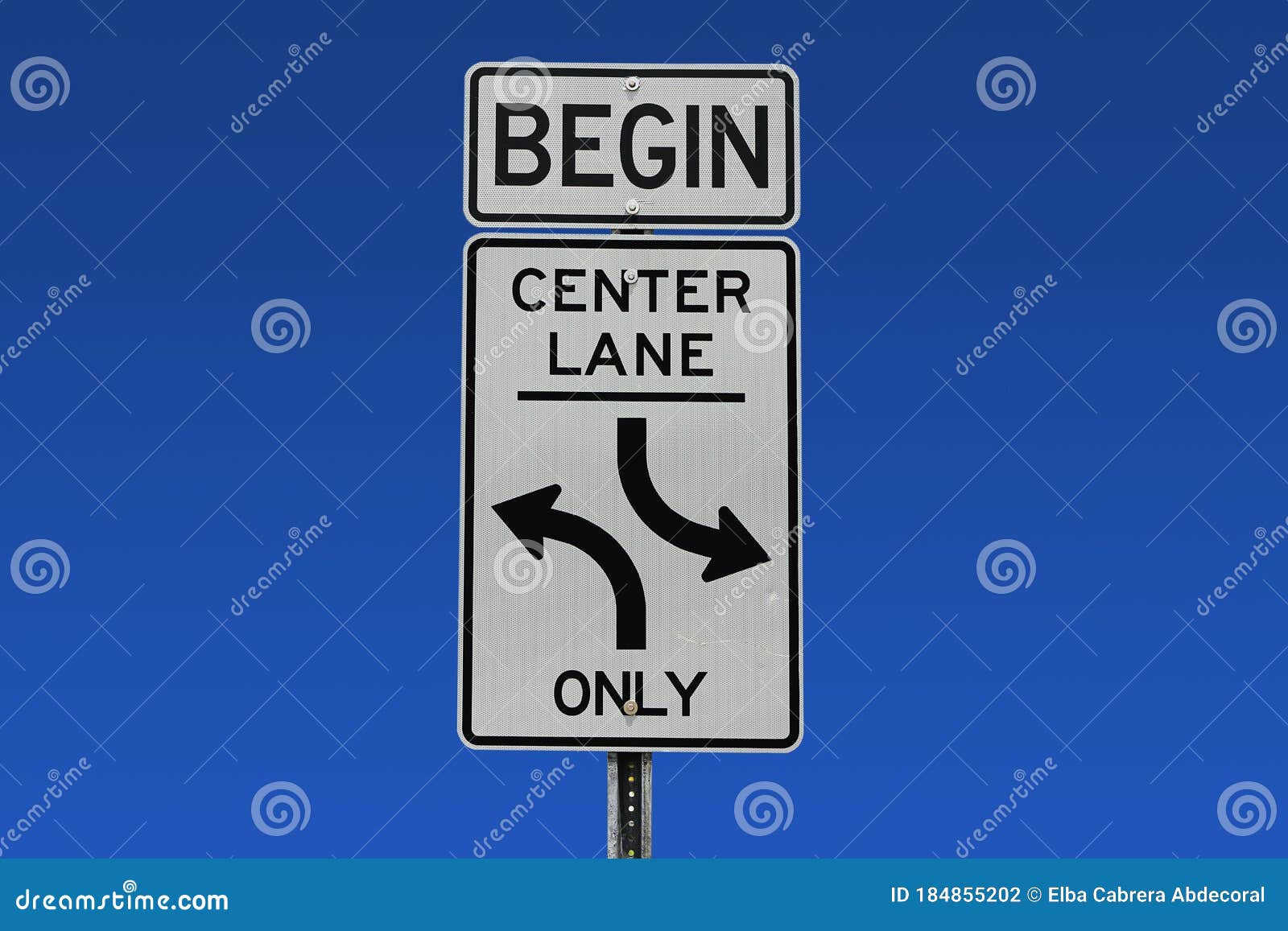 Traffic Signal. Center Line Signal only Stock Photo - Image of ...