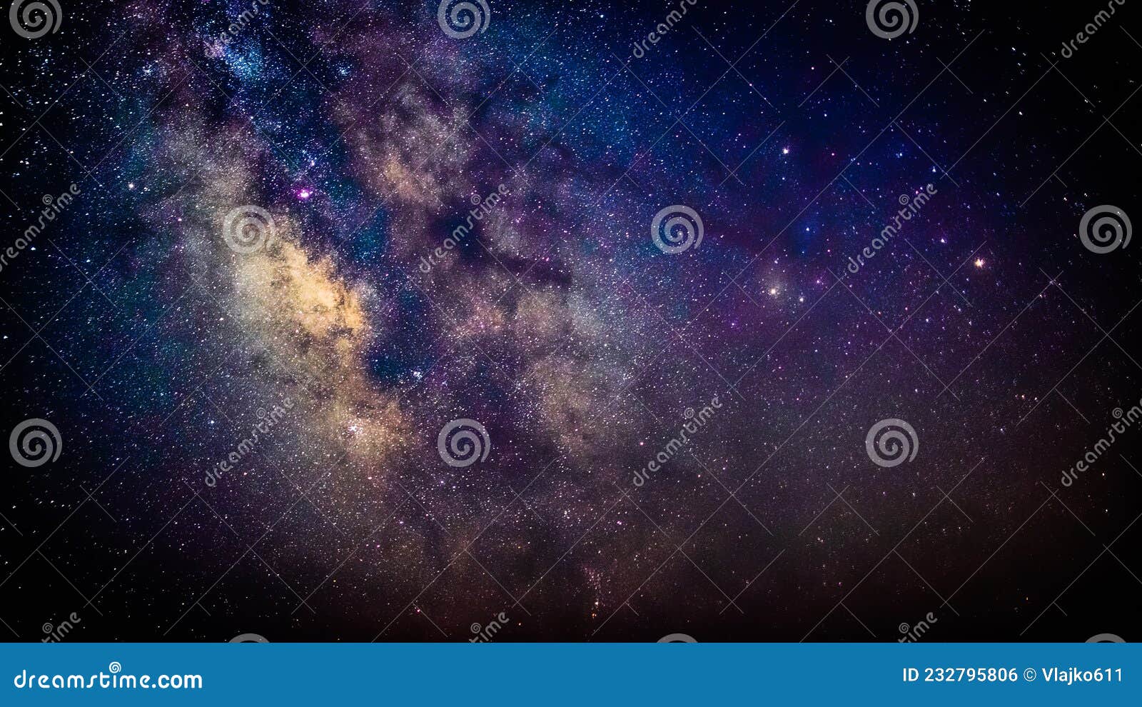 Center of milky way galaxy stock photo. Image of majestic - 232795806