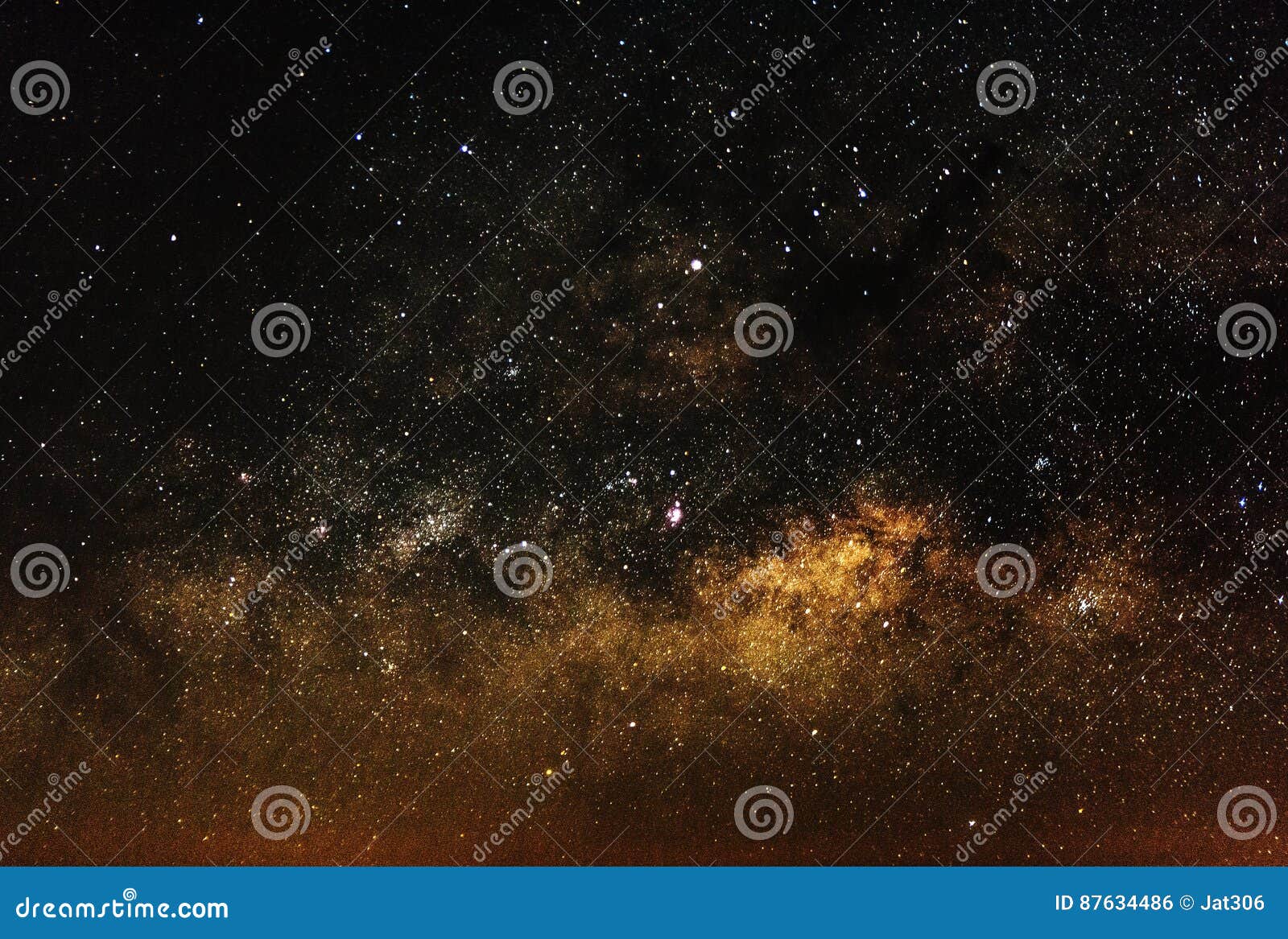Center Of Milky Way Galaxy Royalty-Free Stock Image | CartoonDealer.com ...