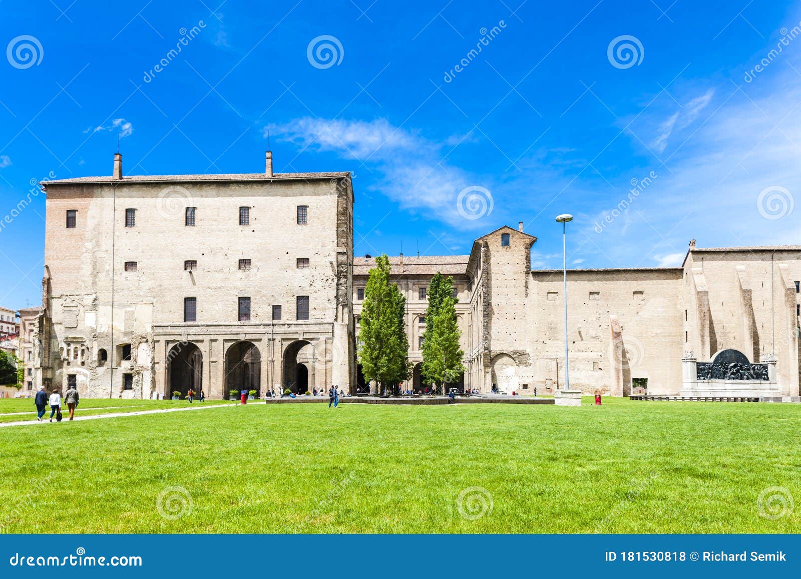 The Center of the Old Town of Parma in Italy Stock Photo - Image of ...