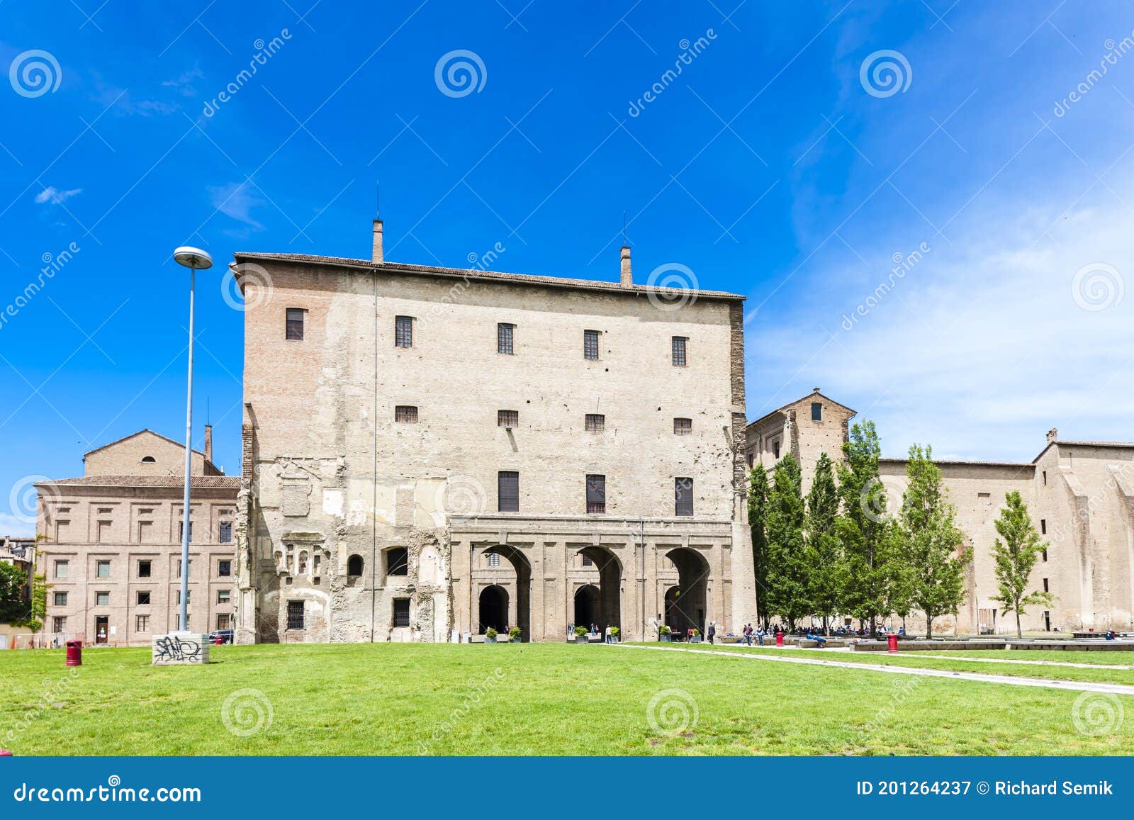 The Center of the Old Town of Parma in Italy Stock Image - Image of ...