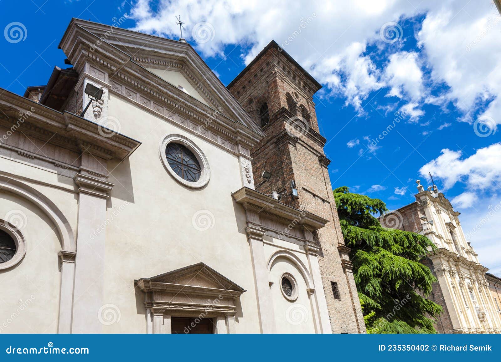 The Center of the Old Town of Parma in Italy Stock Photo - Image of ...