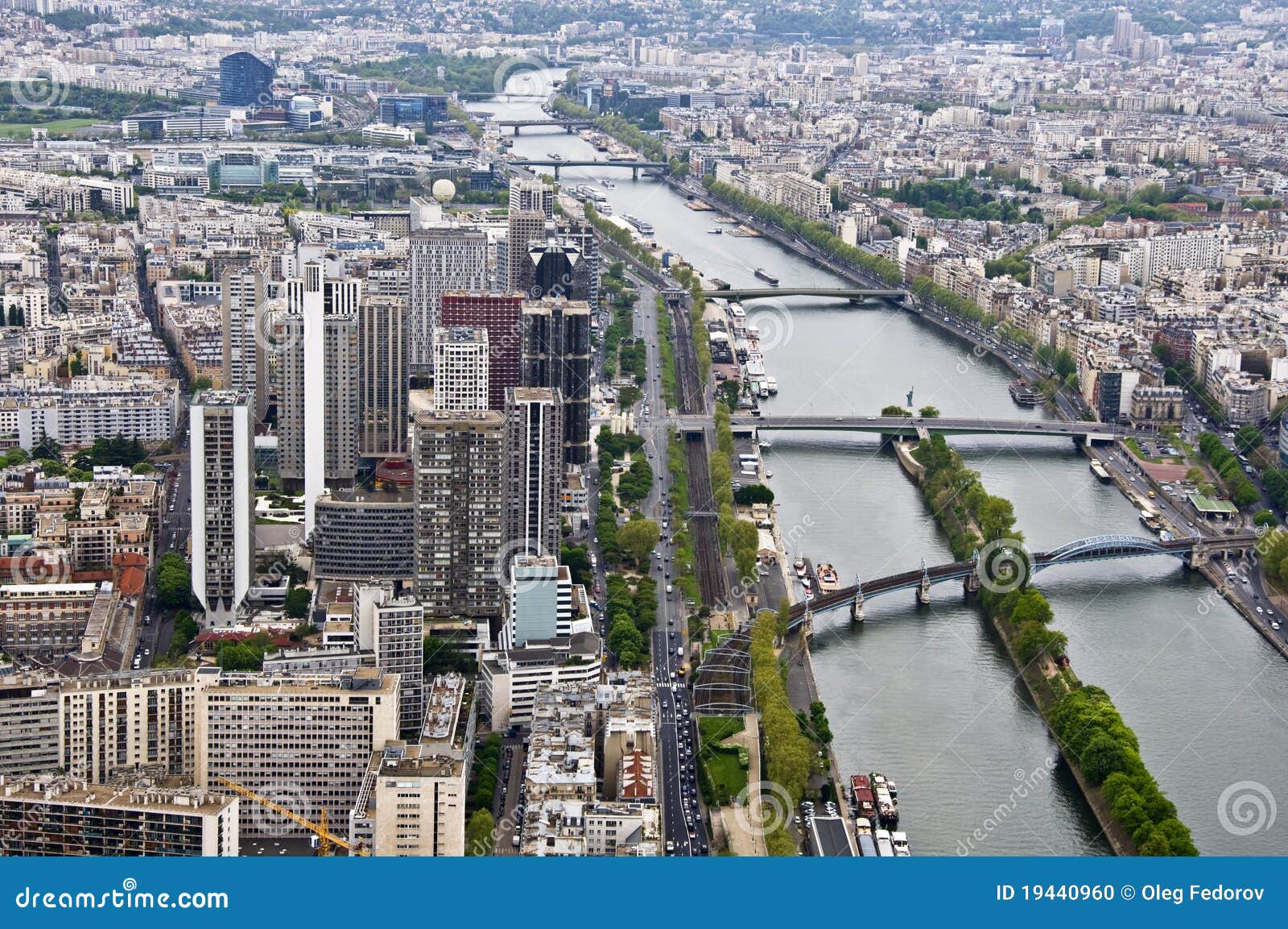 Center of Paris stock photo. Image of bridge, france - 19440960