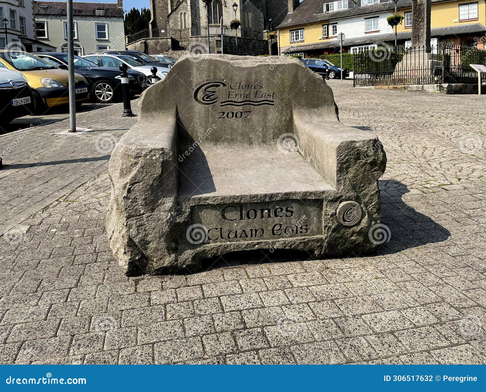 Center Square in Clones, Monaghan, Ireland Editorial Photography ...