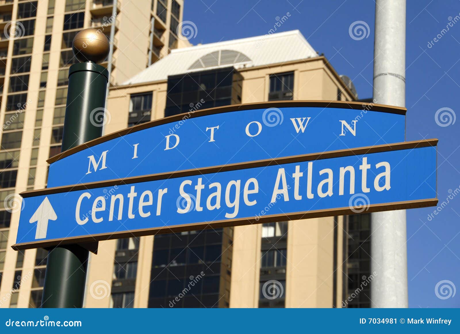 Center Stage Atlanta stock image. Image of venue, sign - 7034981