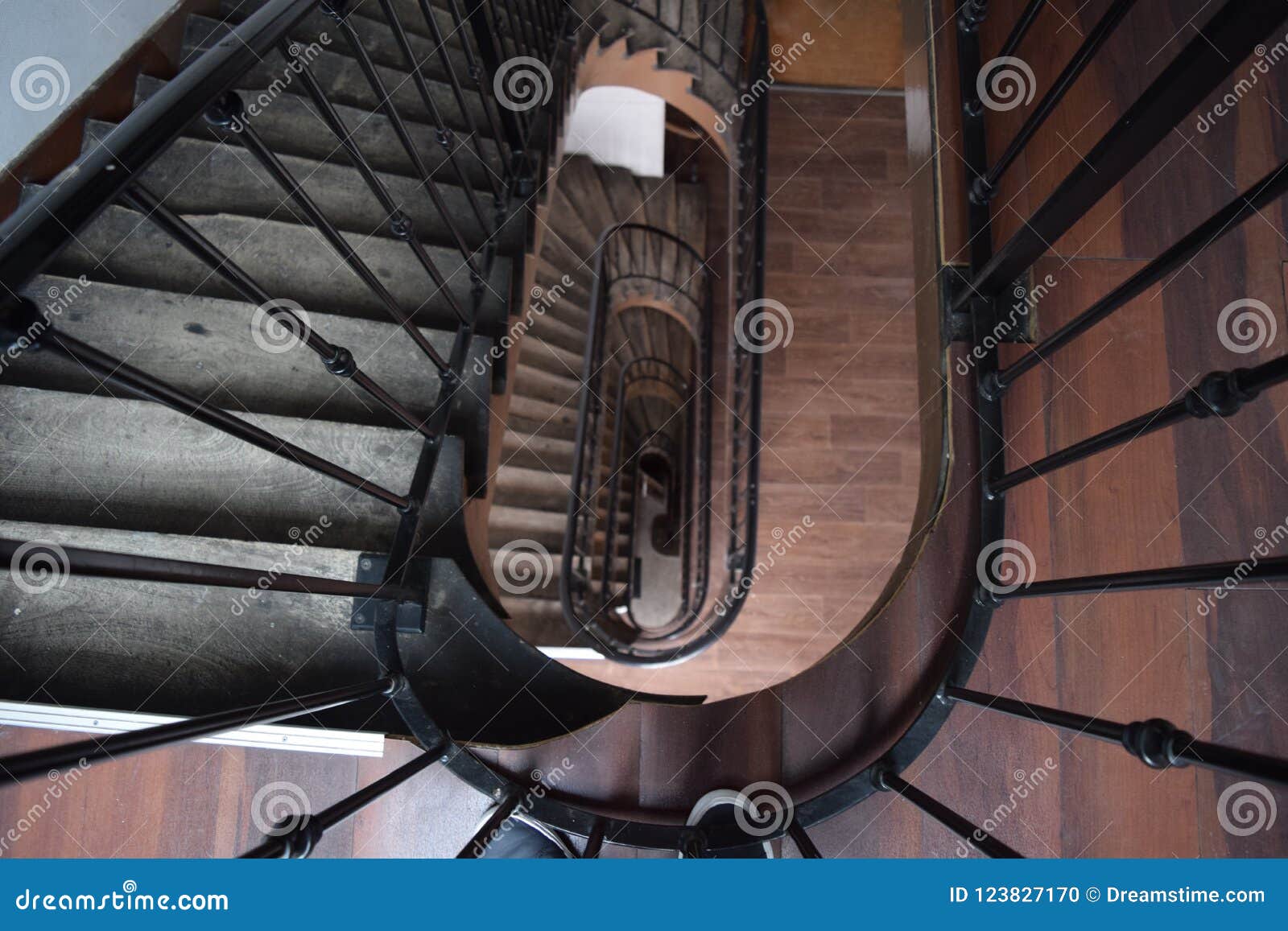 In the center of the stair stock photo. Image of view - 123827170