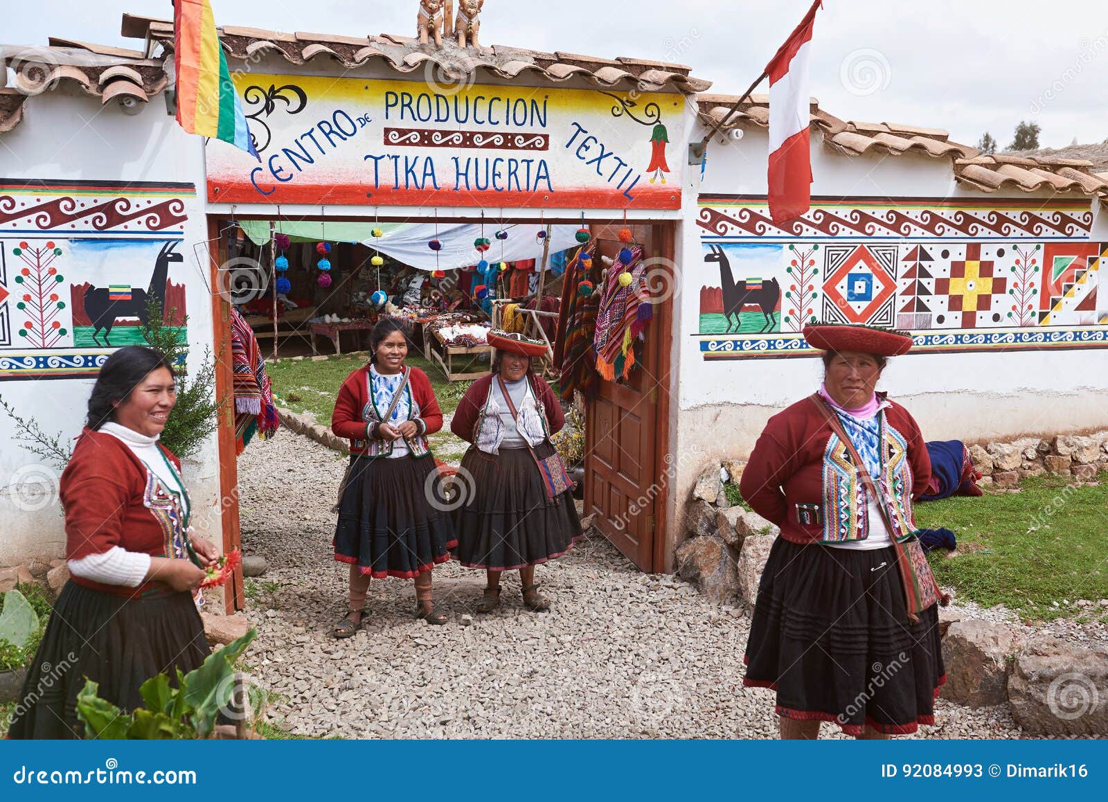 Center of Textil Production in Cusco Peru Editorial Stock Photo - Image ...