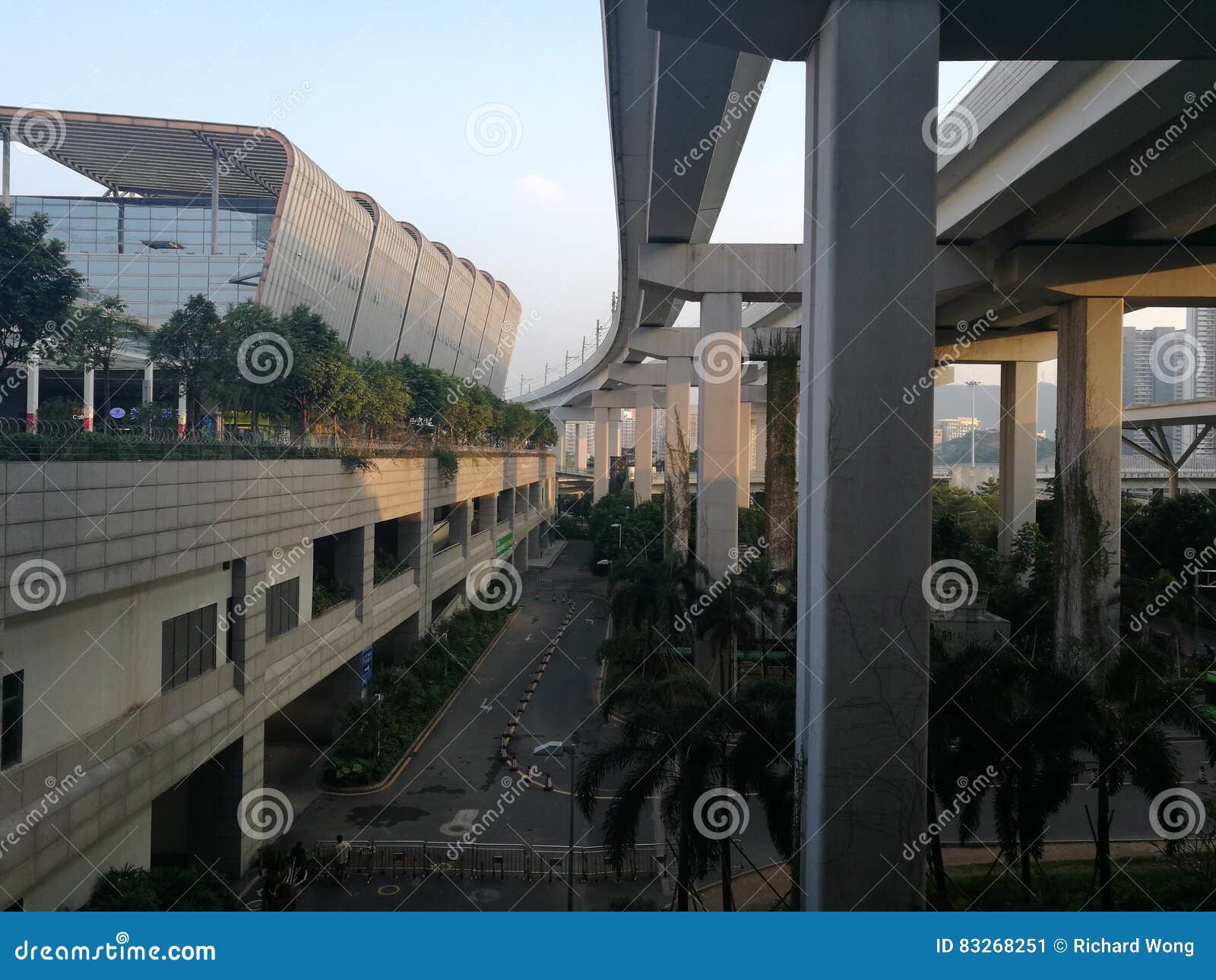 The Center of Transportation Railway Station in Shenzhen East Editorial ...