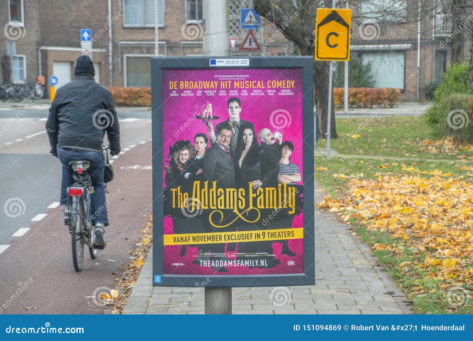 Centercom Billboard the Addams Family at the Netherlands 2018 Editorial ...