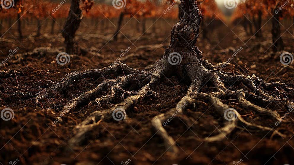 Centered on a Field of Trees Sprouting from the Ground, this is a ...