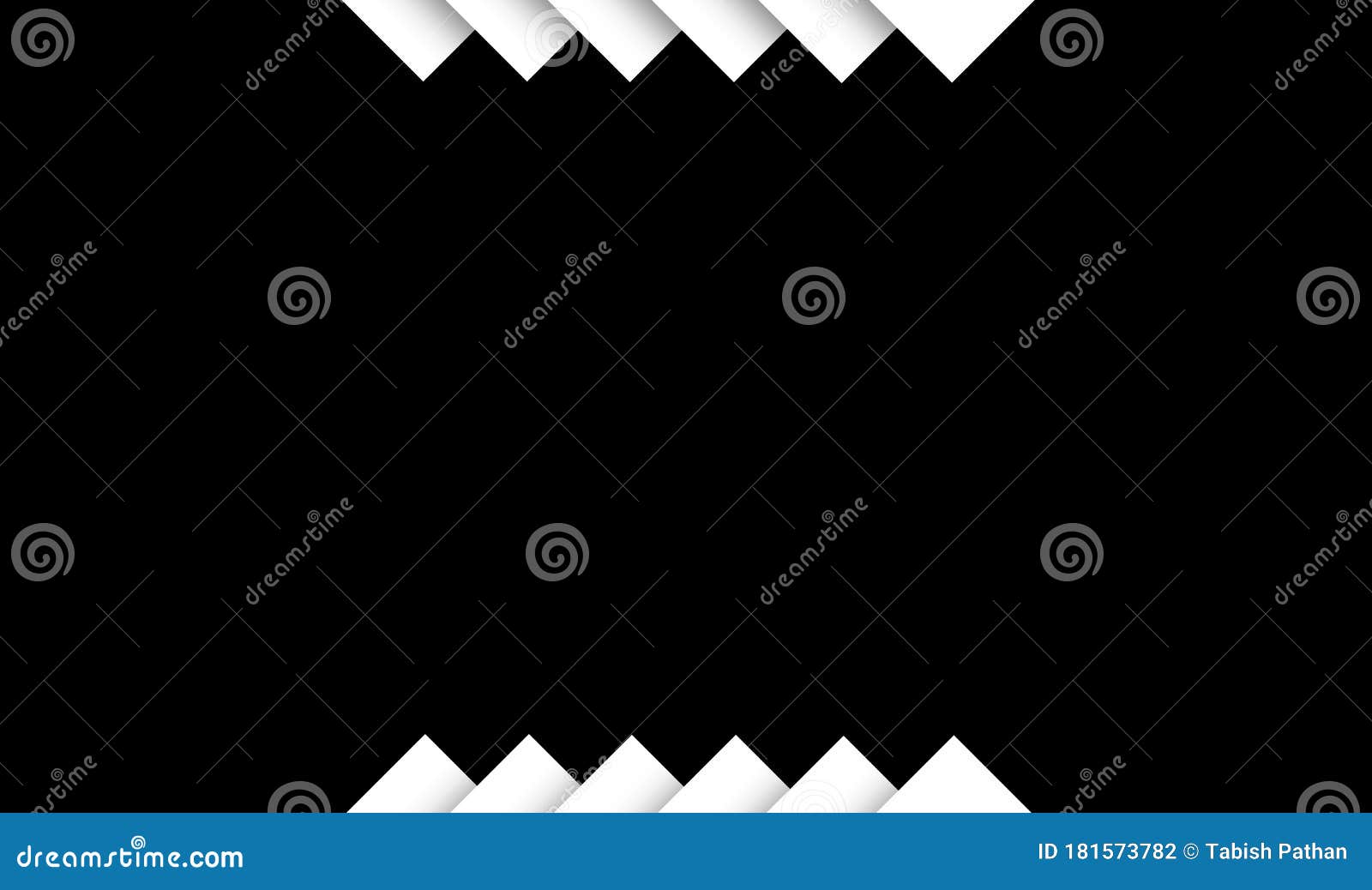Centered Frame Created by Overlapping Shapes in Black Background Stock ...