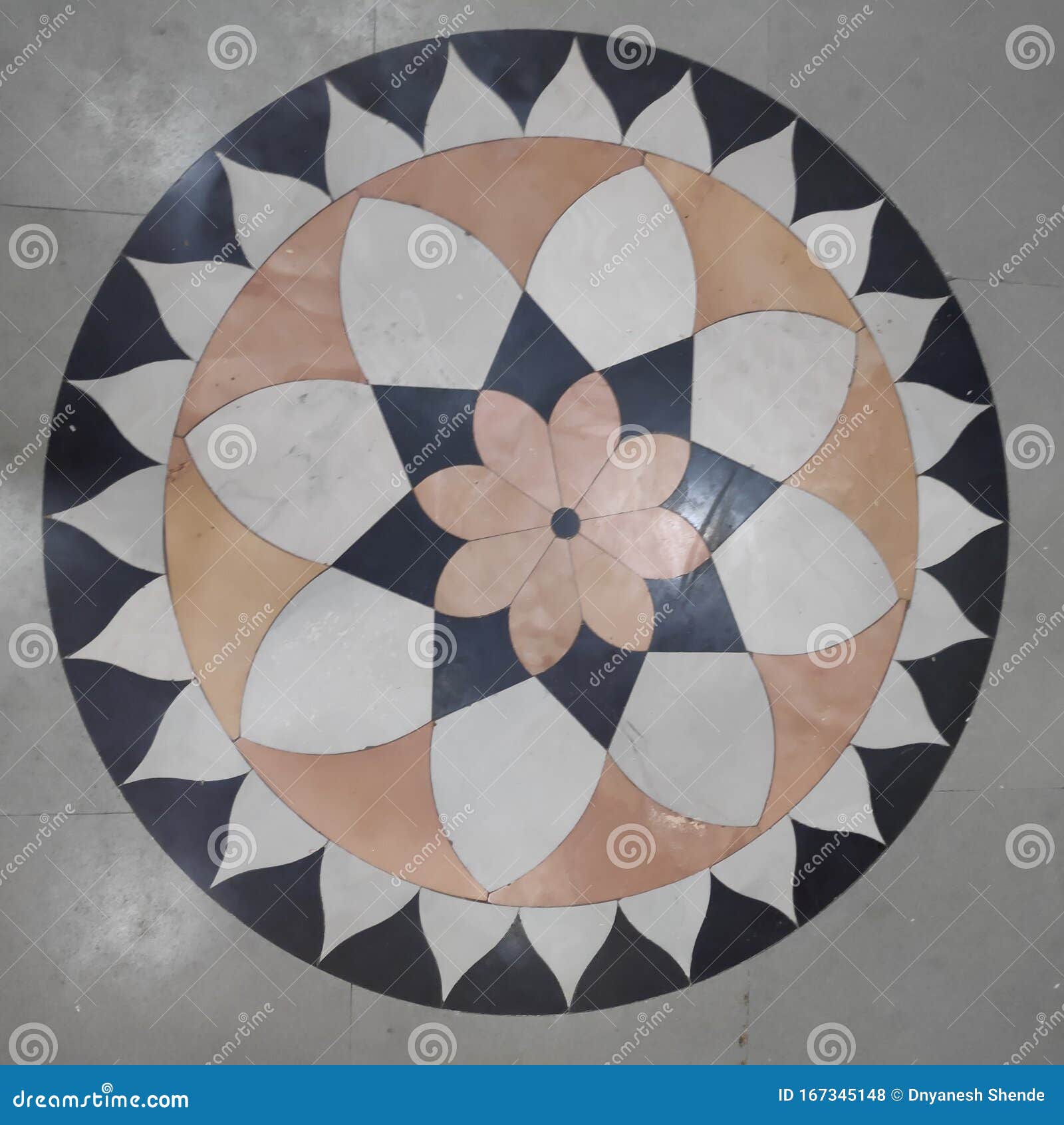 Centerpiece tile design stock photo. Image of design - 167345148