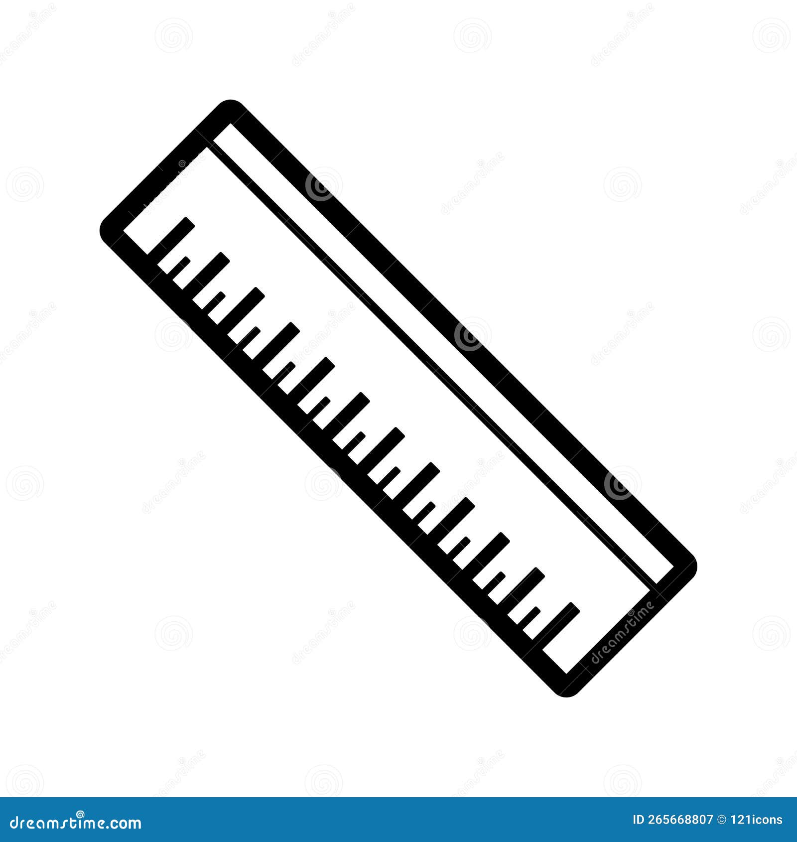 Centimeter, Dimension, Inch Icon. Black Vector Graphics Stock Vector ...