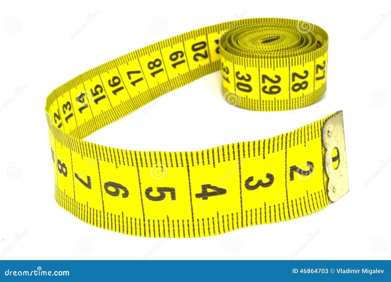 Centimeter stock image. Image of sewing, tool, spiral - 46864703