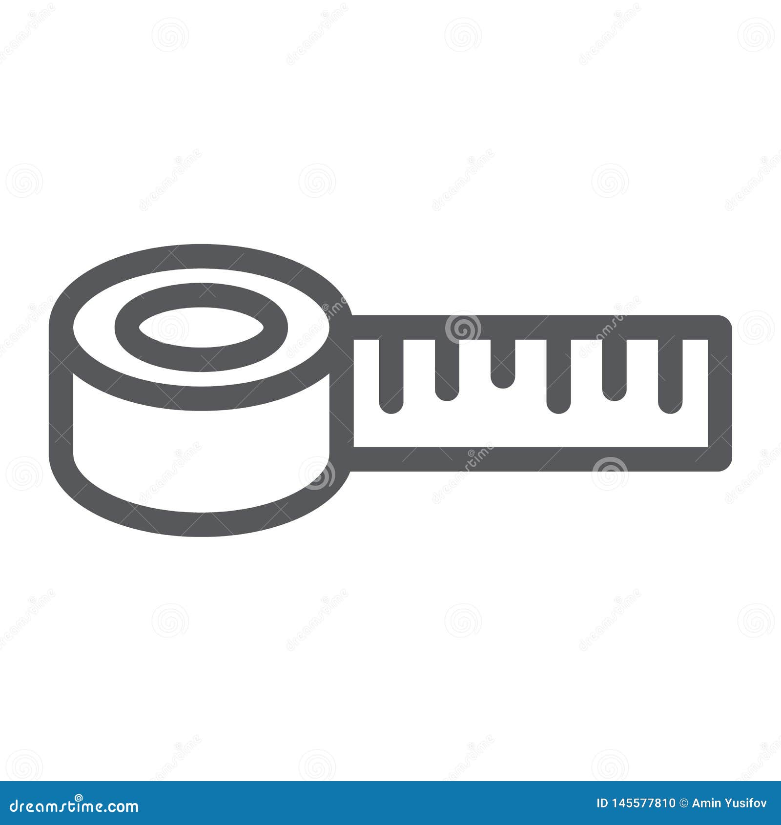 Centimeter Line Icon, Ruler and Meter, Measuring Tape Sign, Vector ...