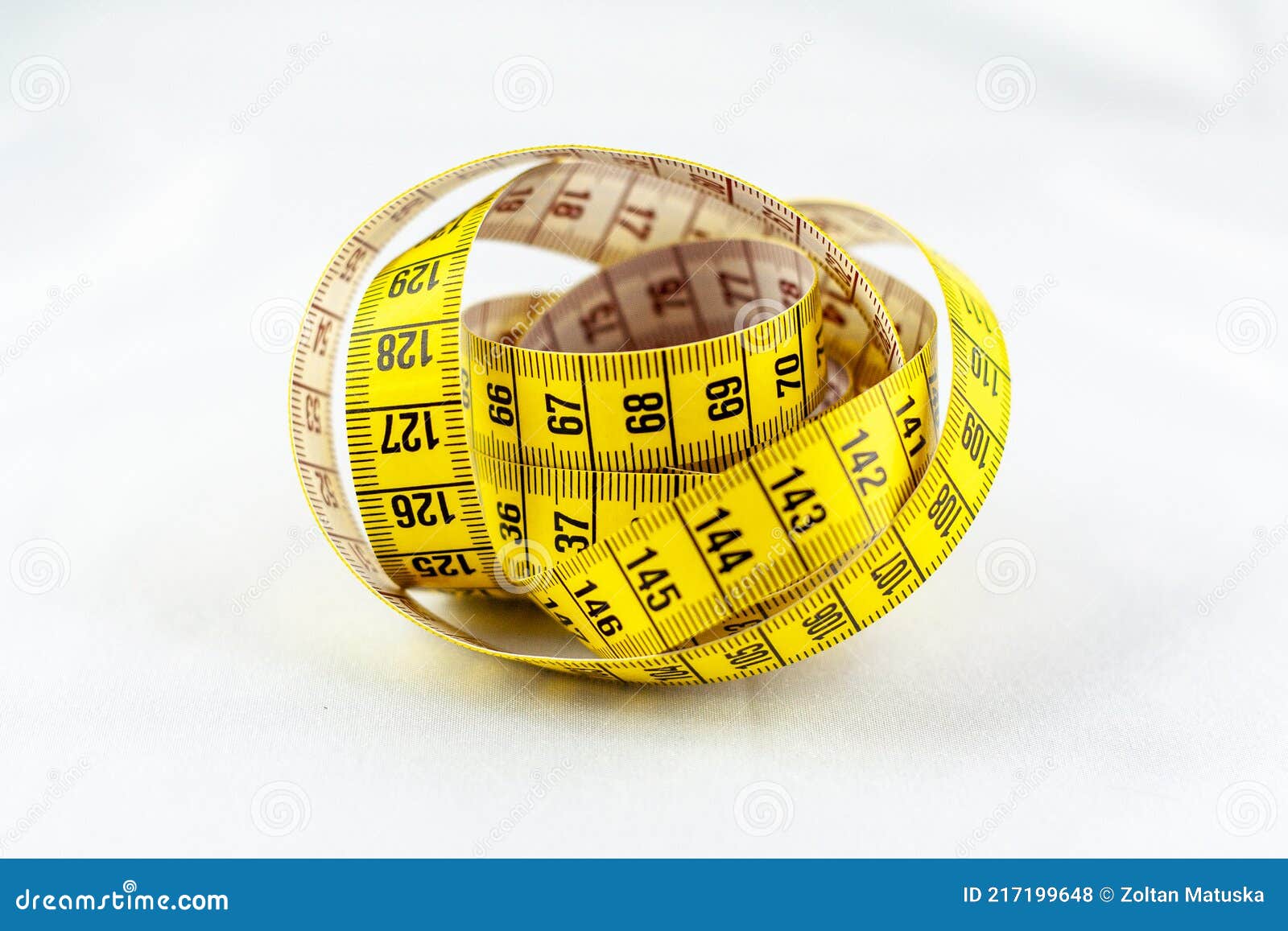 Centimeter Measuring Tape, Isolated Object, Spiral Measurement Stock ...