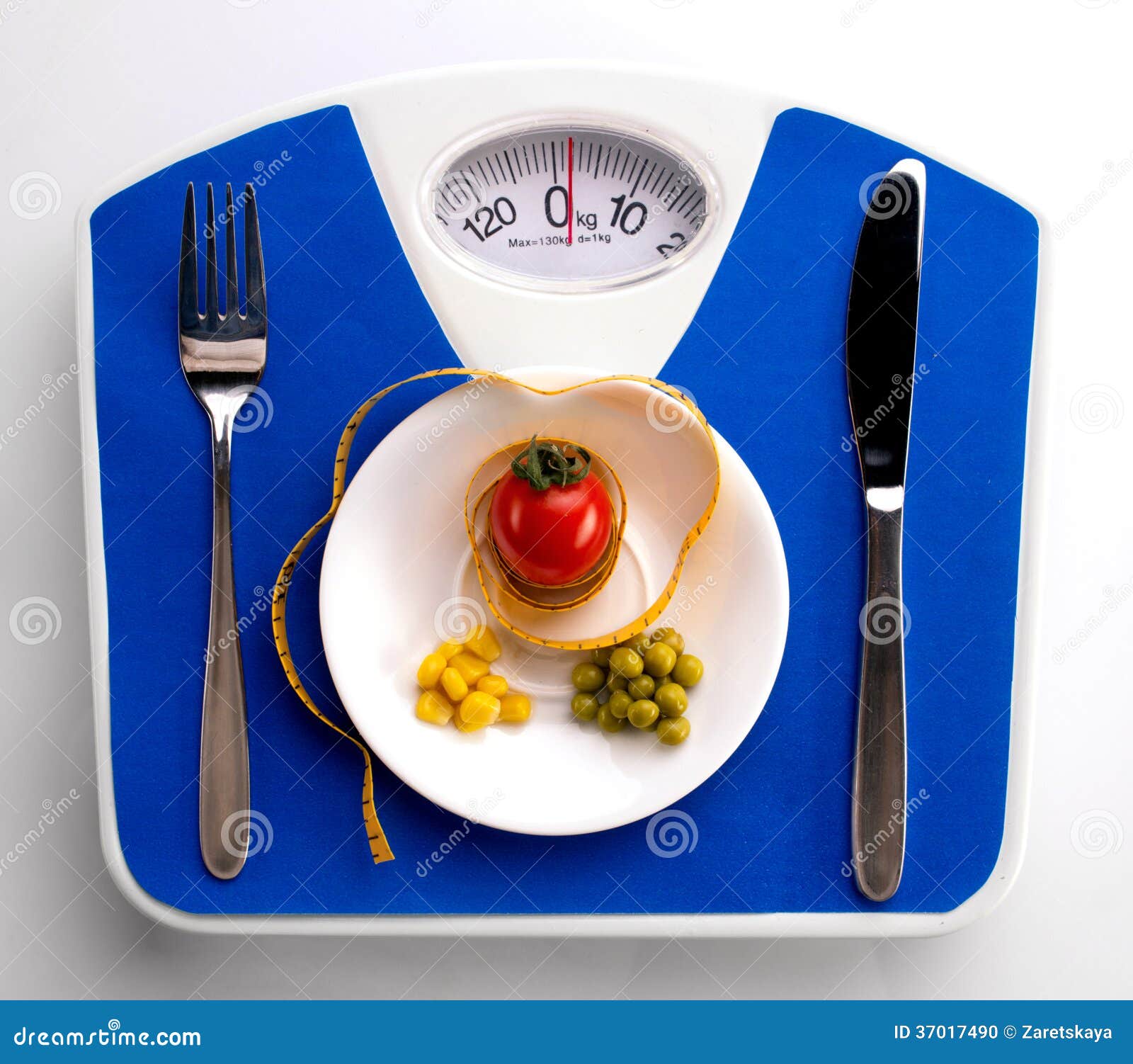 Centimeter and Scale for Dieting Concept Stock Photo - Image of food ...