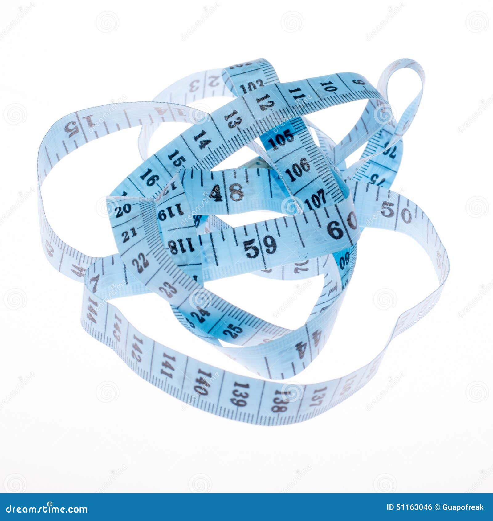 Centimeter on the White Background Stock Photo - Image of rolled, heart ...