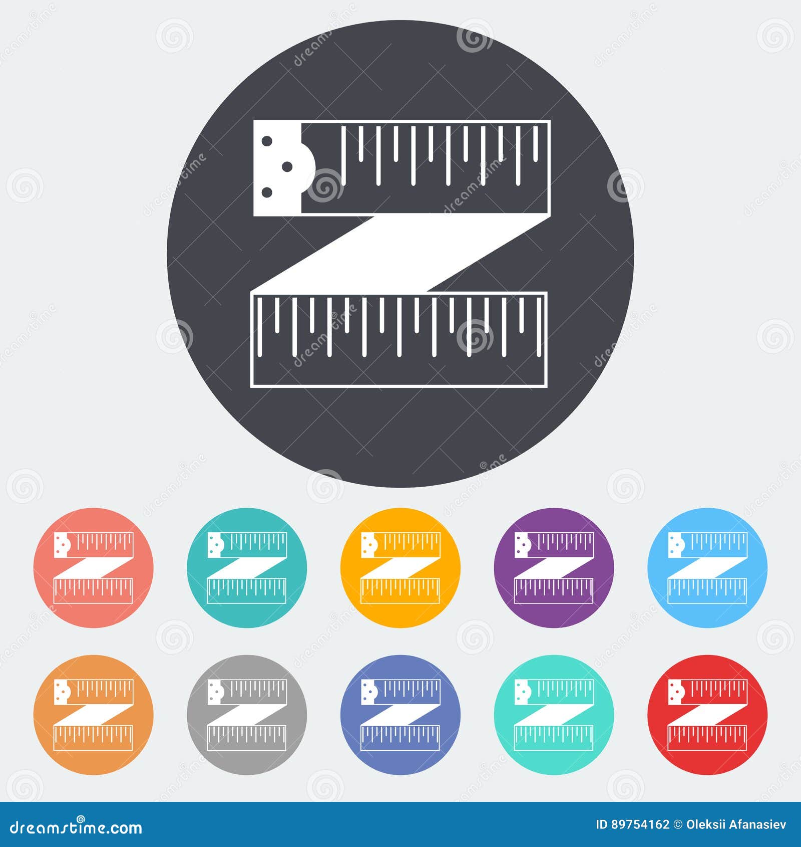 Centimetr icon. stock vector. Illustration of length - 89754162