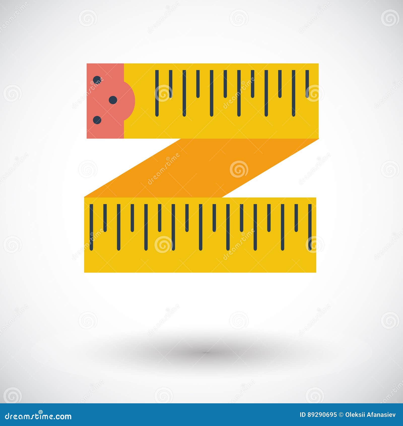 Centimetr icon. stock vector. Illustration of ruler, metric - 89290695