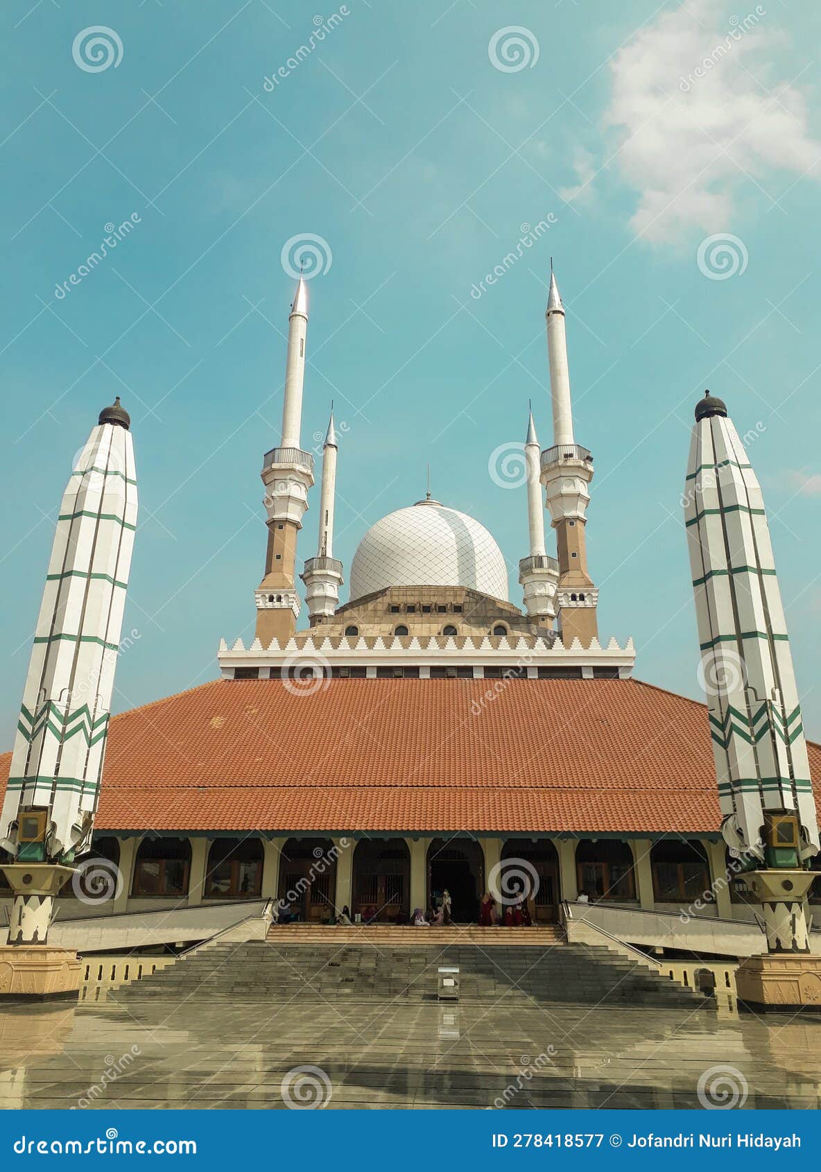 Central Agung Mosque of Java Semarang Indonesian Editorial Photography ...