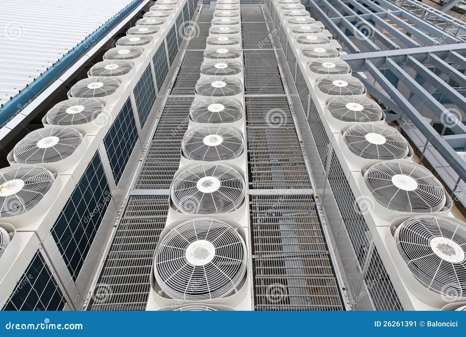 Central air conditioners stock image. Image of conditioners - 26261391