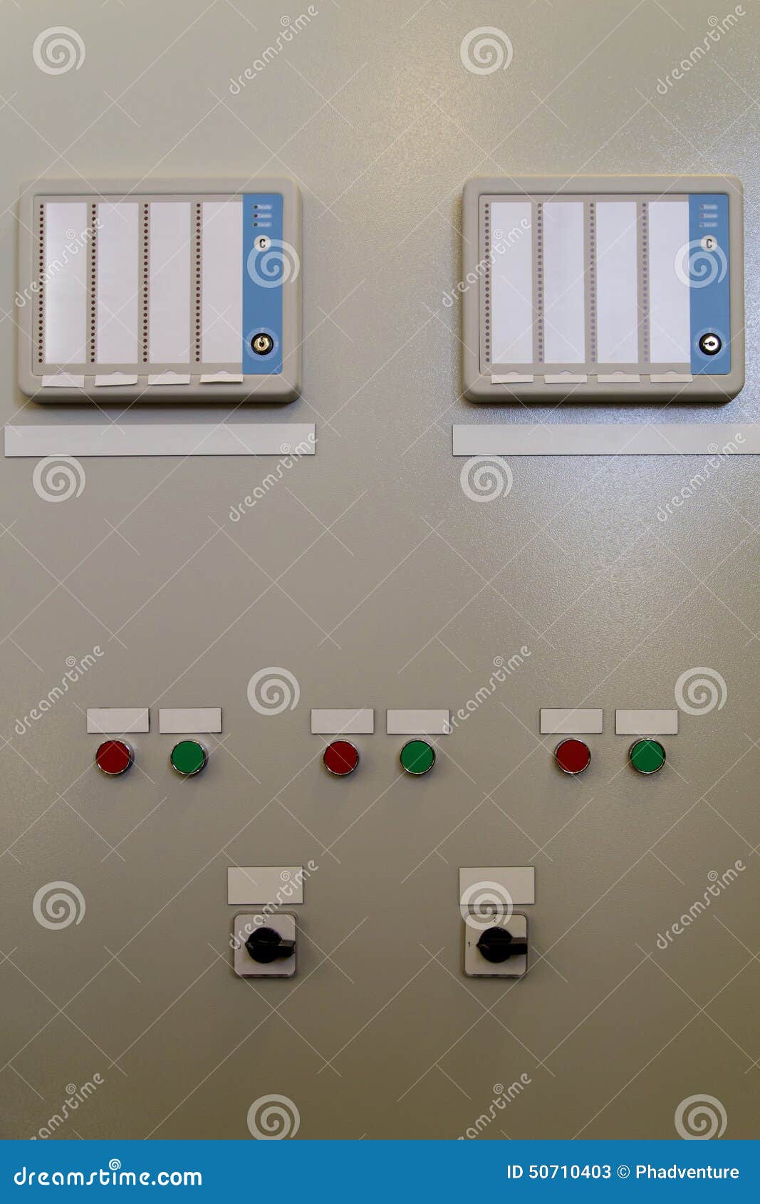 Central Annunciation Panel in Electrical Substation Stock Image - Image ...