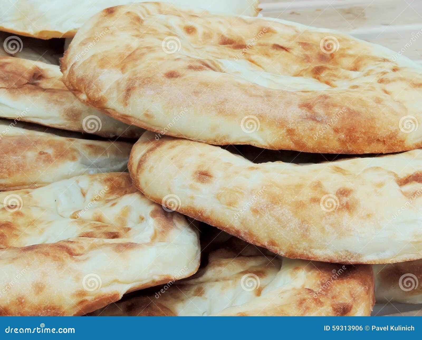Central Asian flatbread stock photo. Image of cuisine - 59313906