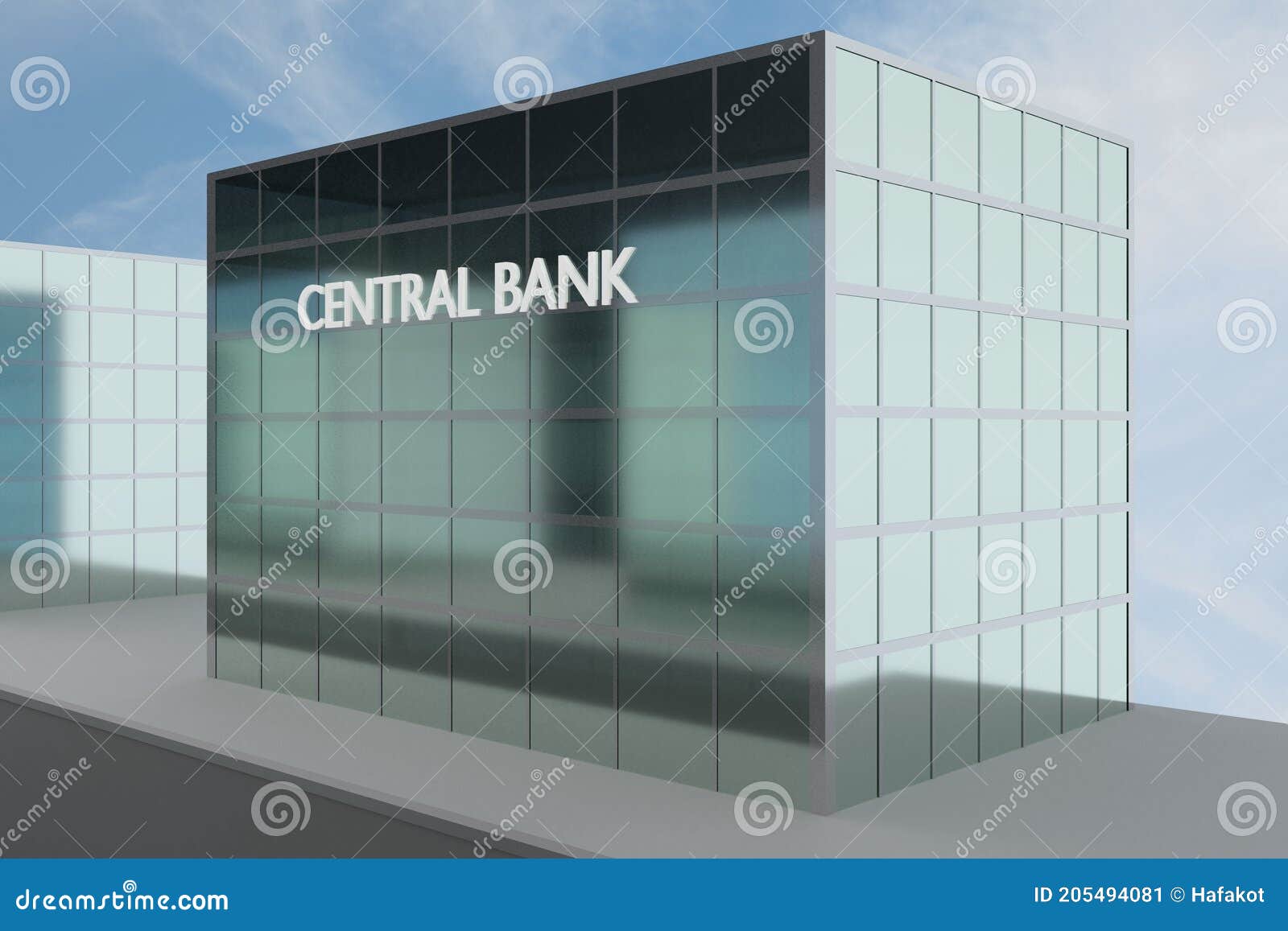 CENTRAL BANK concept stock illustration. Illustration of technology ...