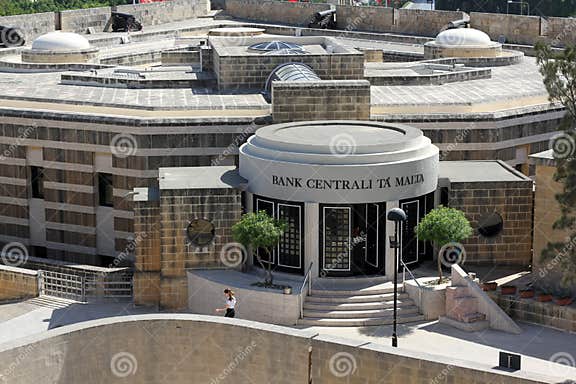 Central Bank of Malta editorial photo. Image of central - 25650306