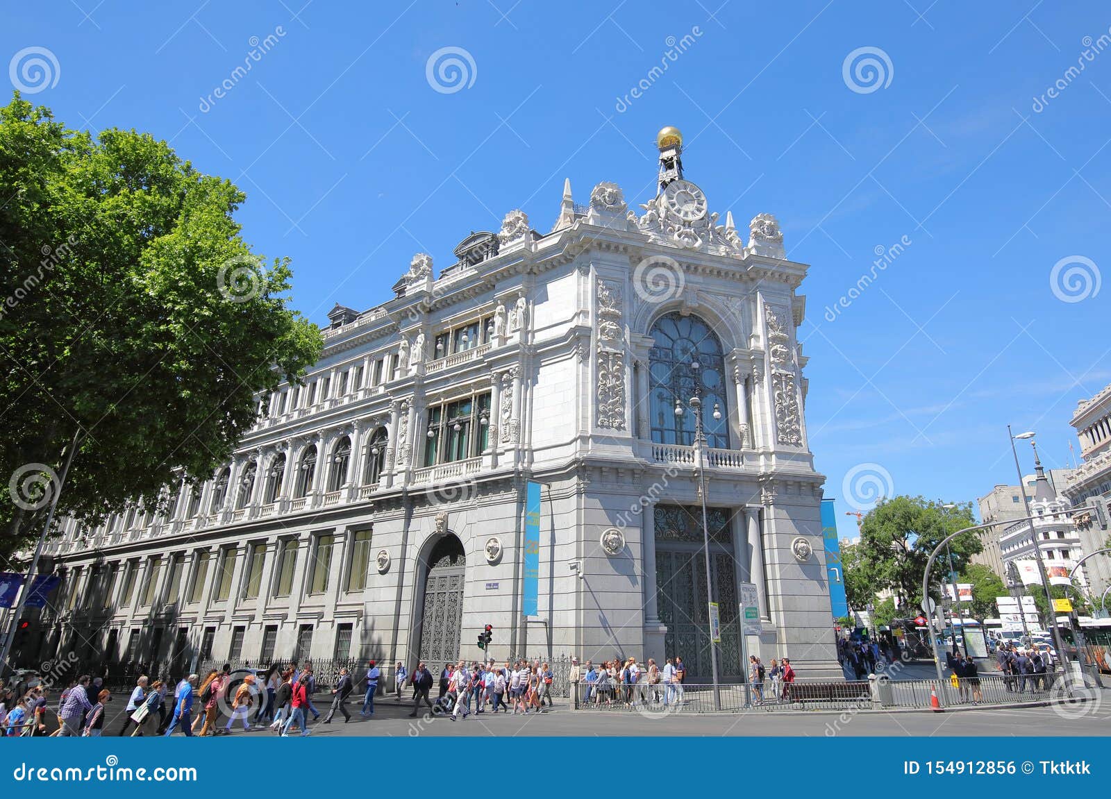 Central Bank of Spain Madrid Spain Editorial Photo - Image of madrid ...