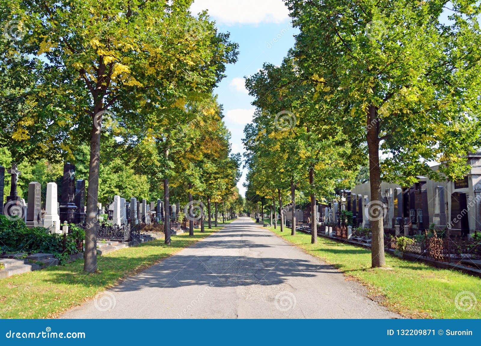 Vienna Central Cemetery stock image. Image of last, wiener - 132209871