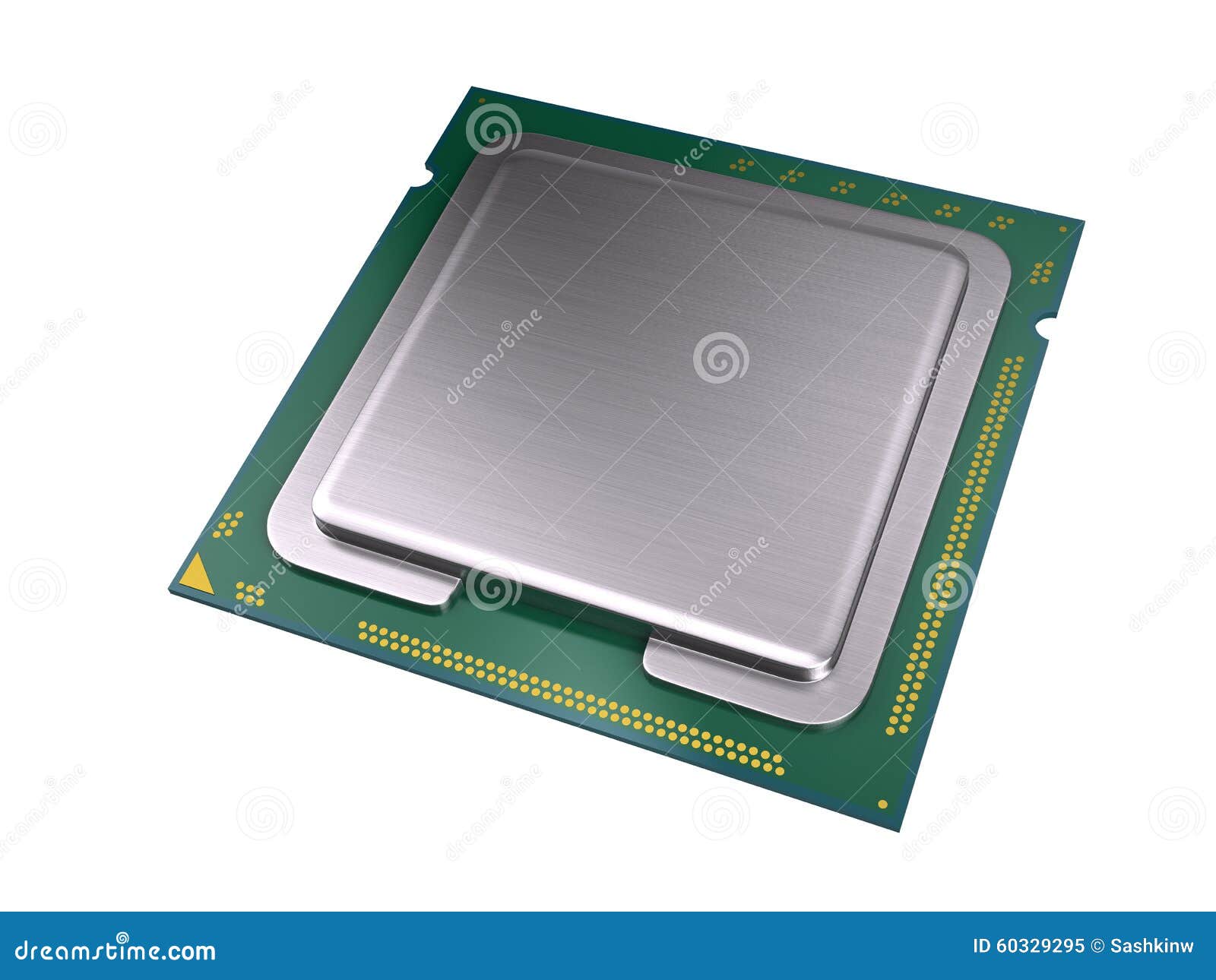 Central Computer Processor stock illustration. Illustration of ...