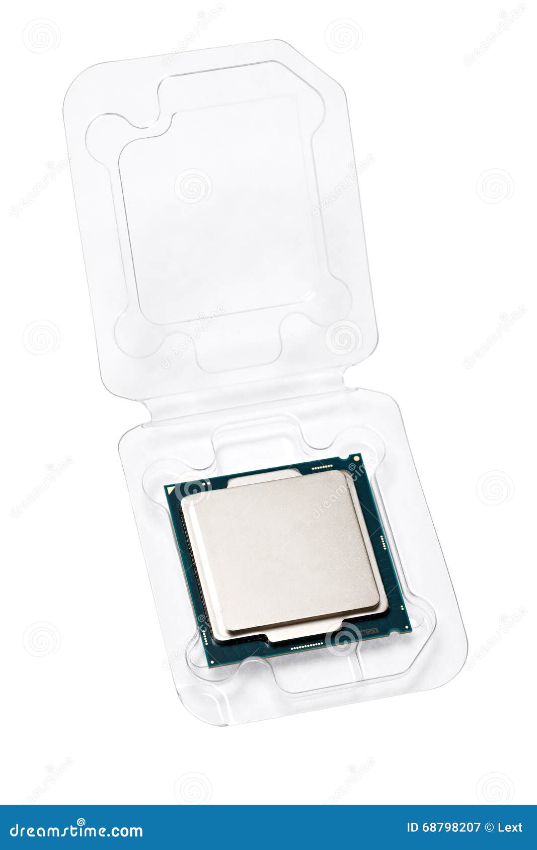 The Central Computer Processor in the Original Packaging, Stock Image ...