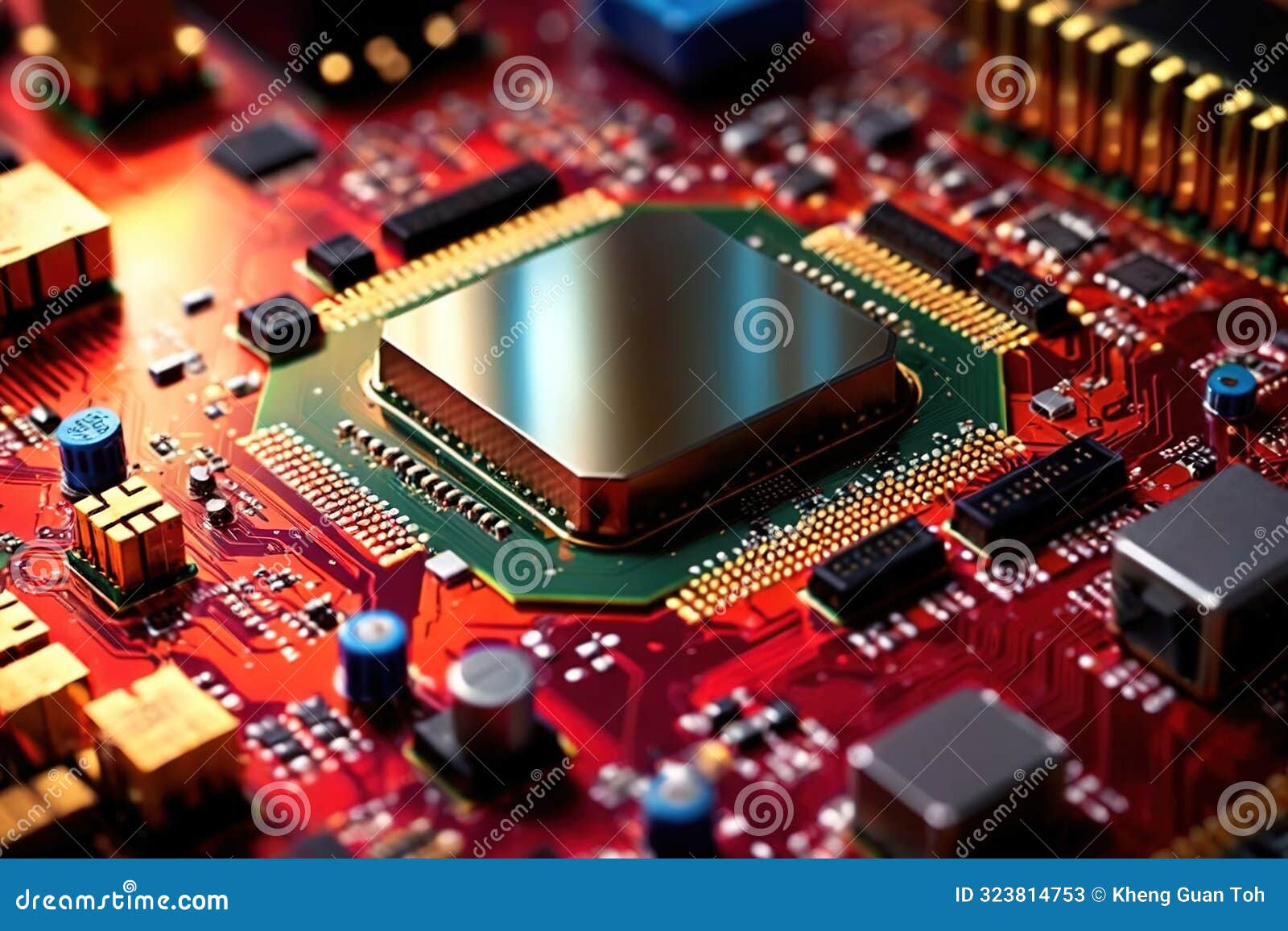 Set Motherboard Digital Chip, Robot, Drone, Waiter Robot, Mechanical ...