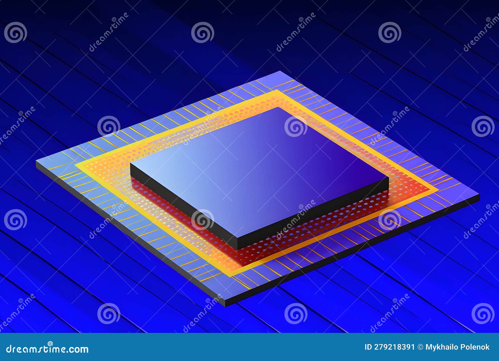 Central Computer Processors CPU Concept. Motherboard Digital Chip ...