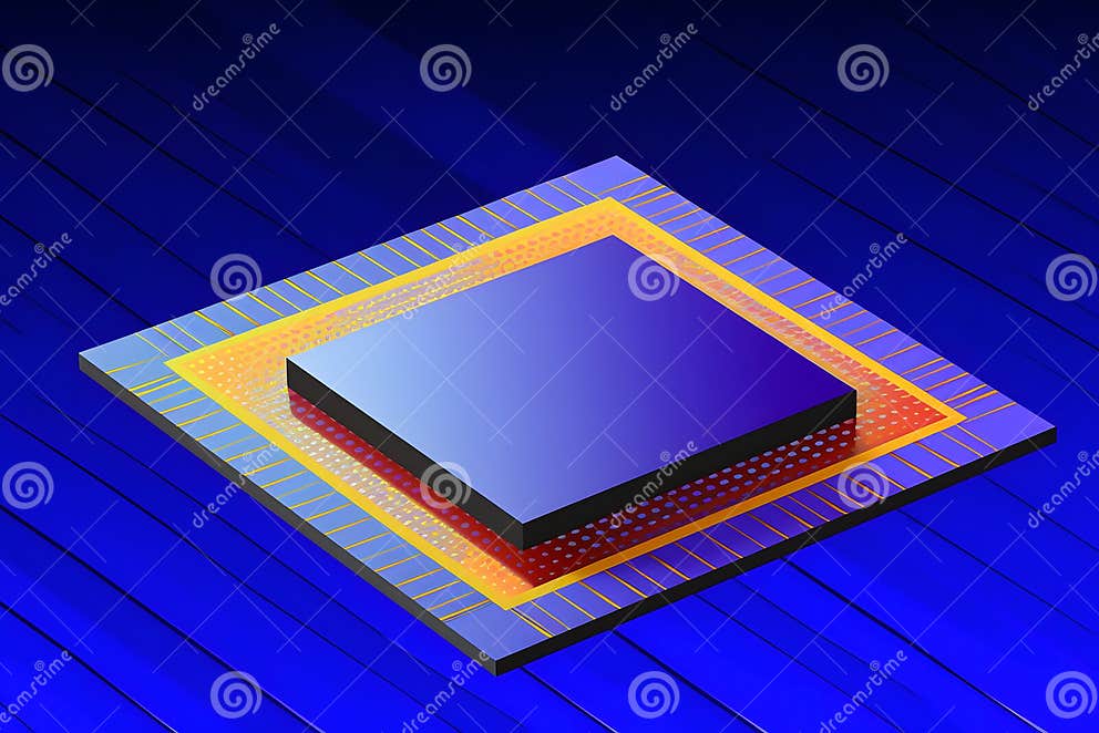 Central Computer Processors CPU Concept. Motherboard Digital Chip ...