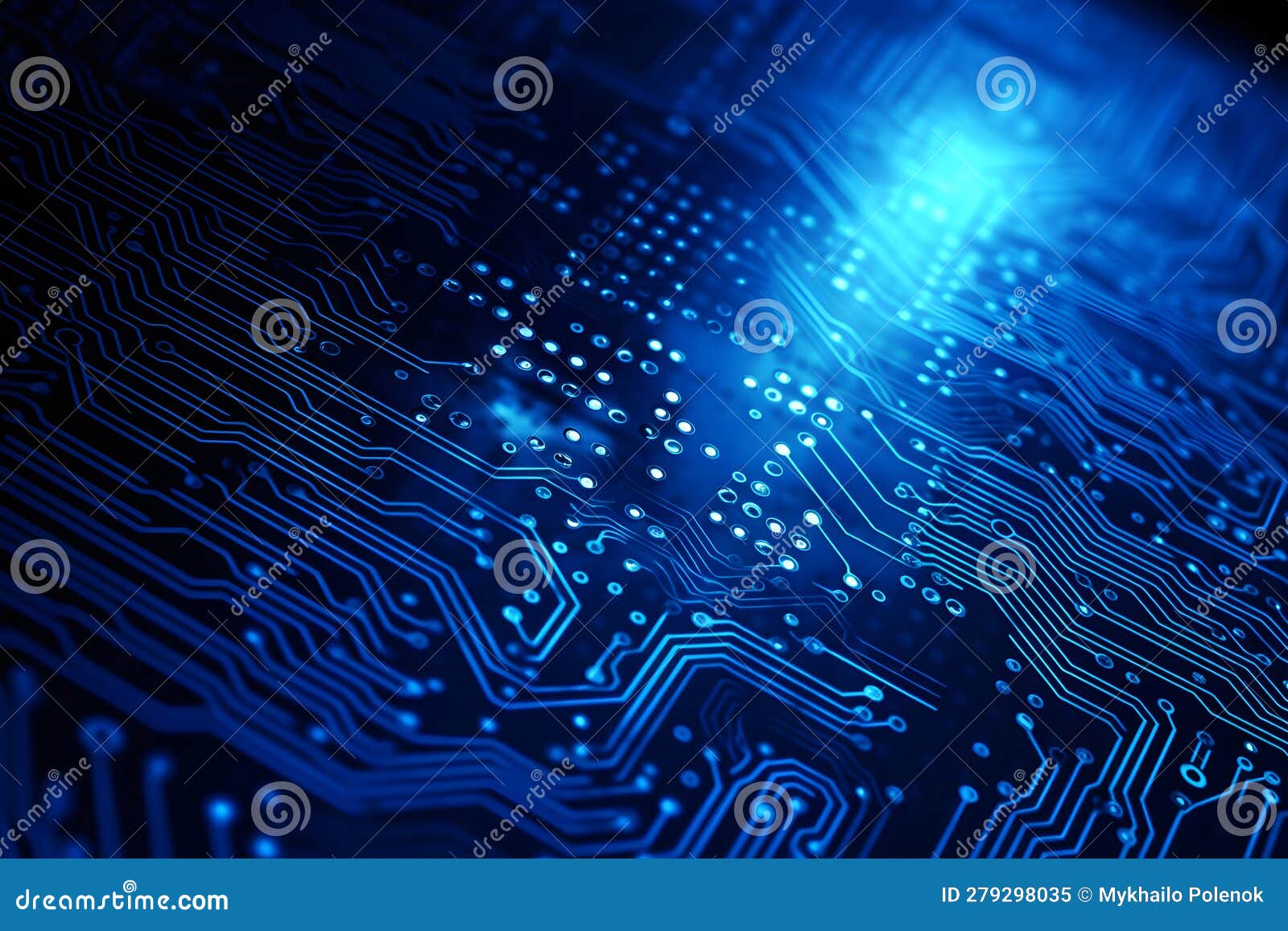 Central Computer Processors CPU Concept. Motherboard Digital Chip ...