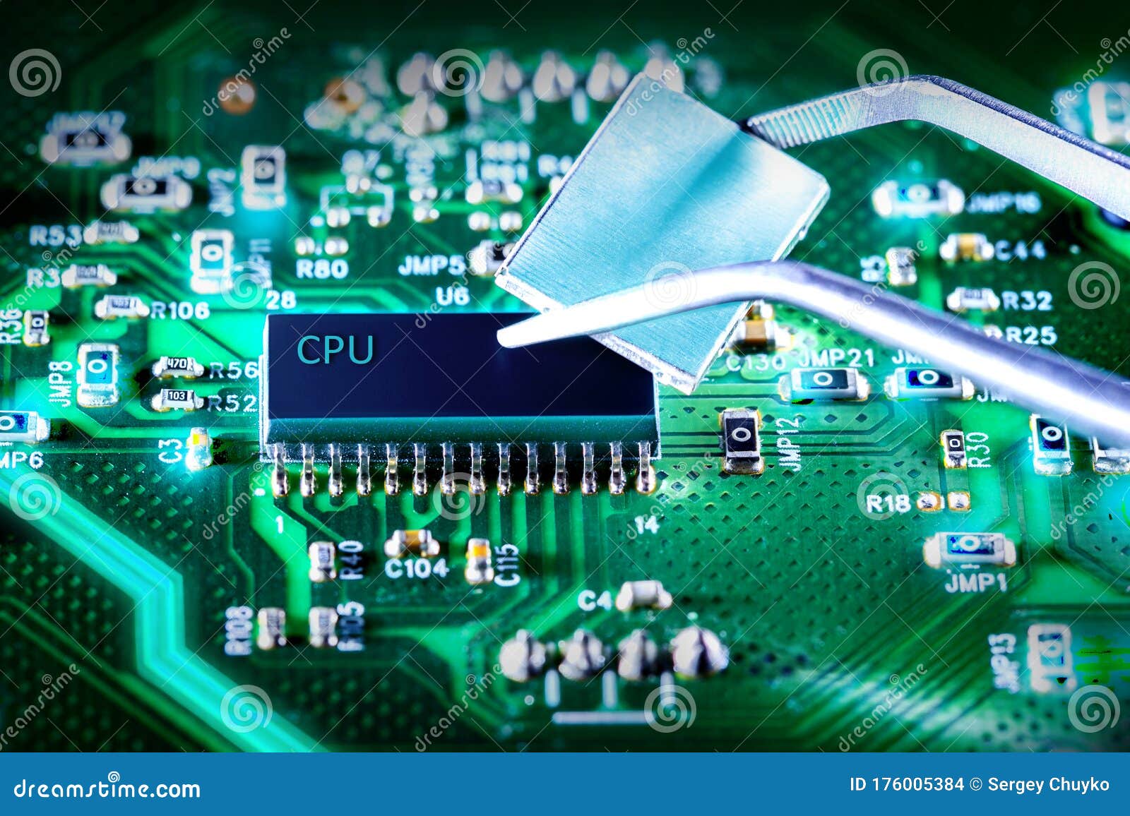 Central Computer Processors CPU Concept Stock Photo - Image of assemble ...