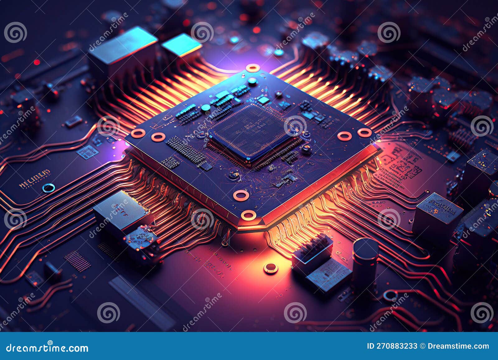 Central Computer Processors CPU Concept. Technology Science Background ...