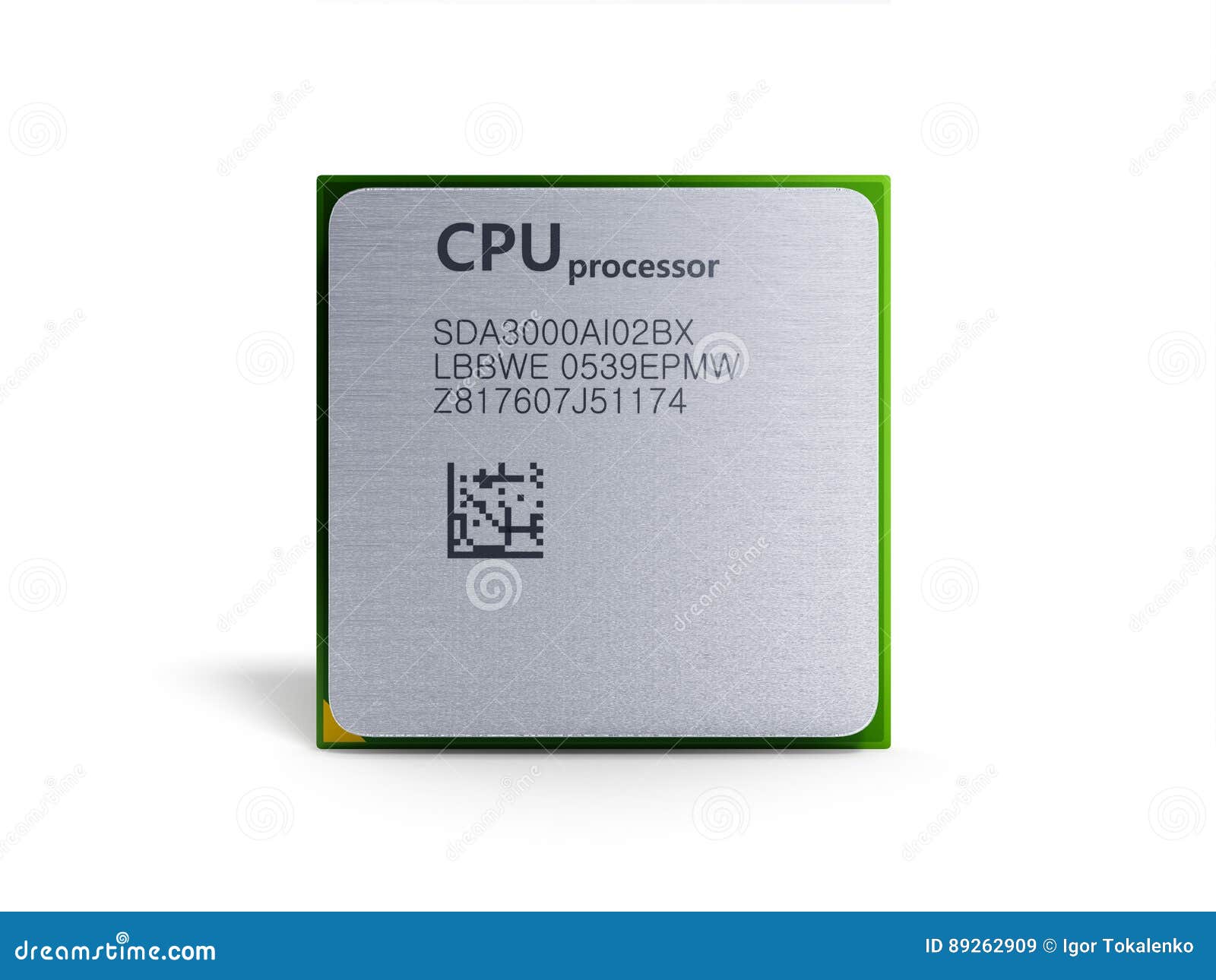 Central Computer Processors CPU High Resolution 3d Render Stock ...